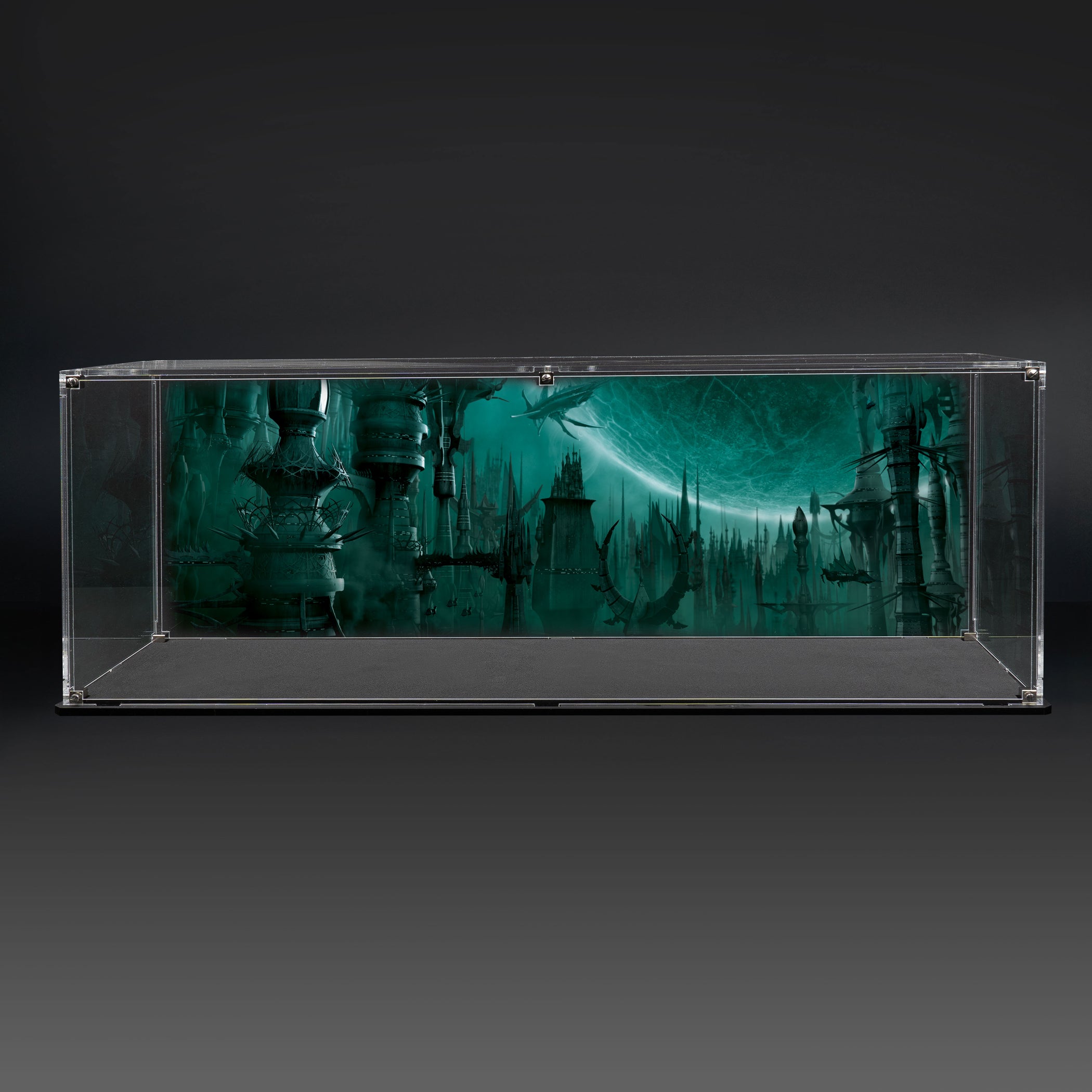 Display Case for Warhammer® Army with Commorragh Background — Wicked Brick