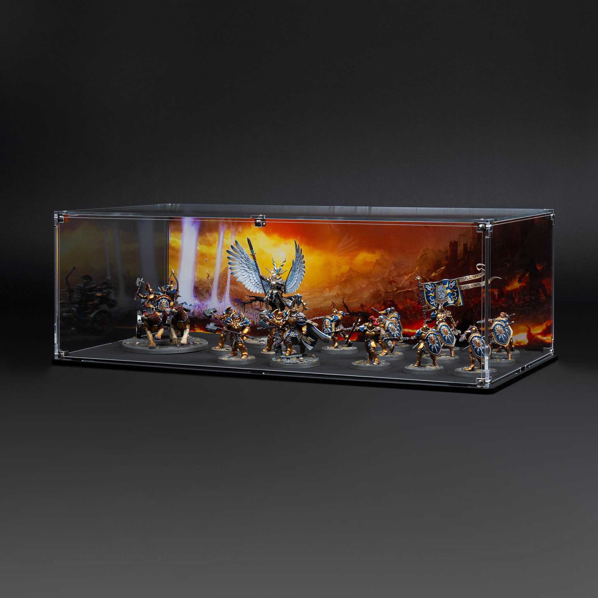 Display Case for Warhammer® Army with Eternal Conflict Background ...