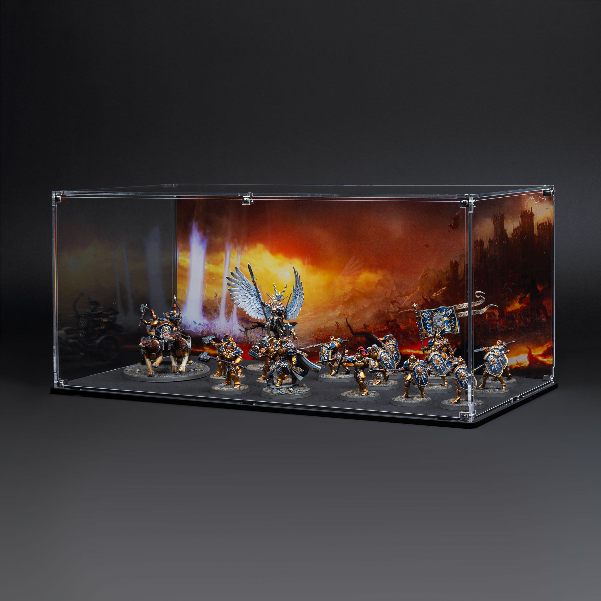 Display Case for Warhammer® Army with Eternal Conflict Background ...
