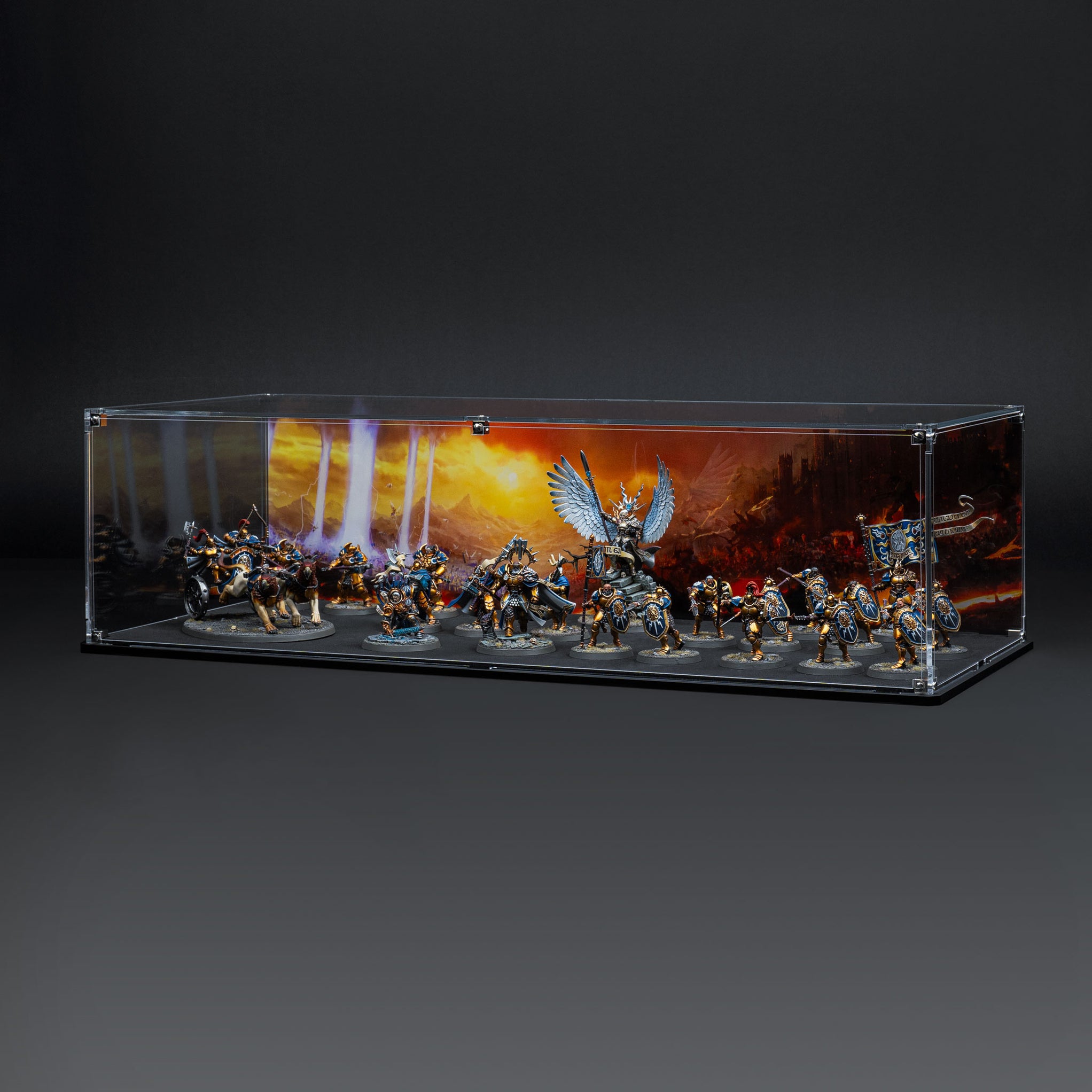 Display Case for Warhammer® Army with Eternal Conflict Background ...