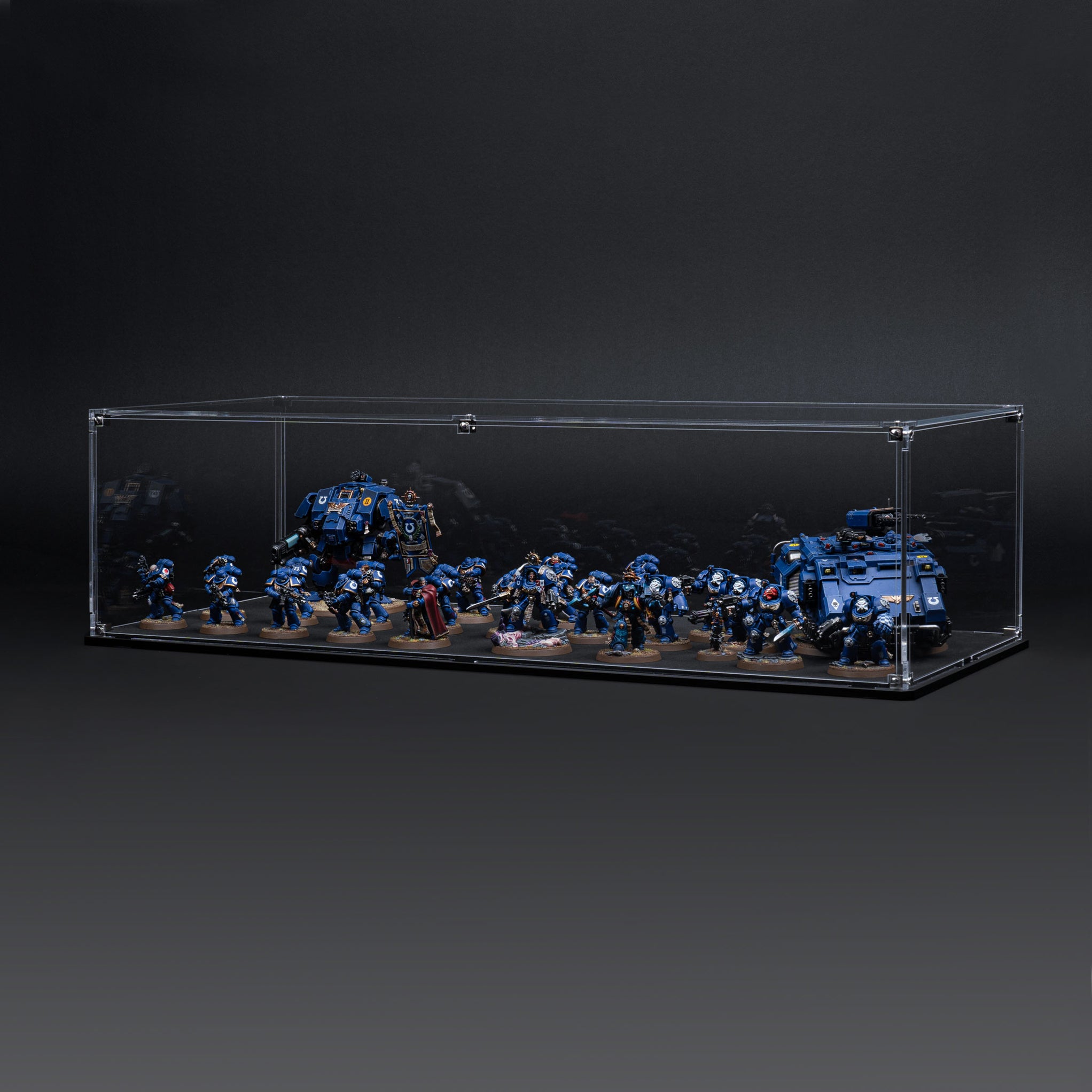 Display Case for Warhammer Army with Clear Background — Wicked Brick