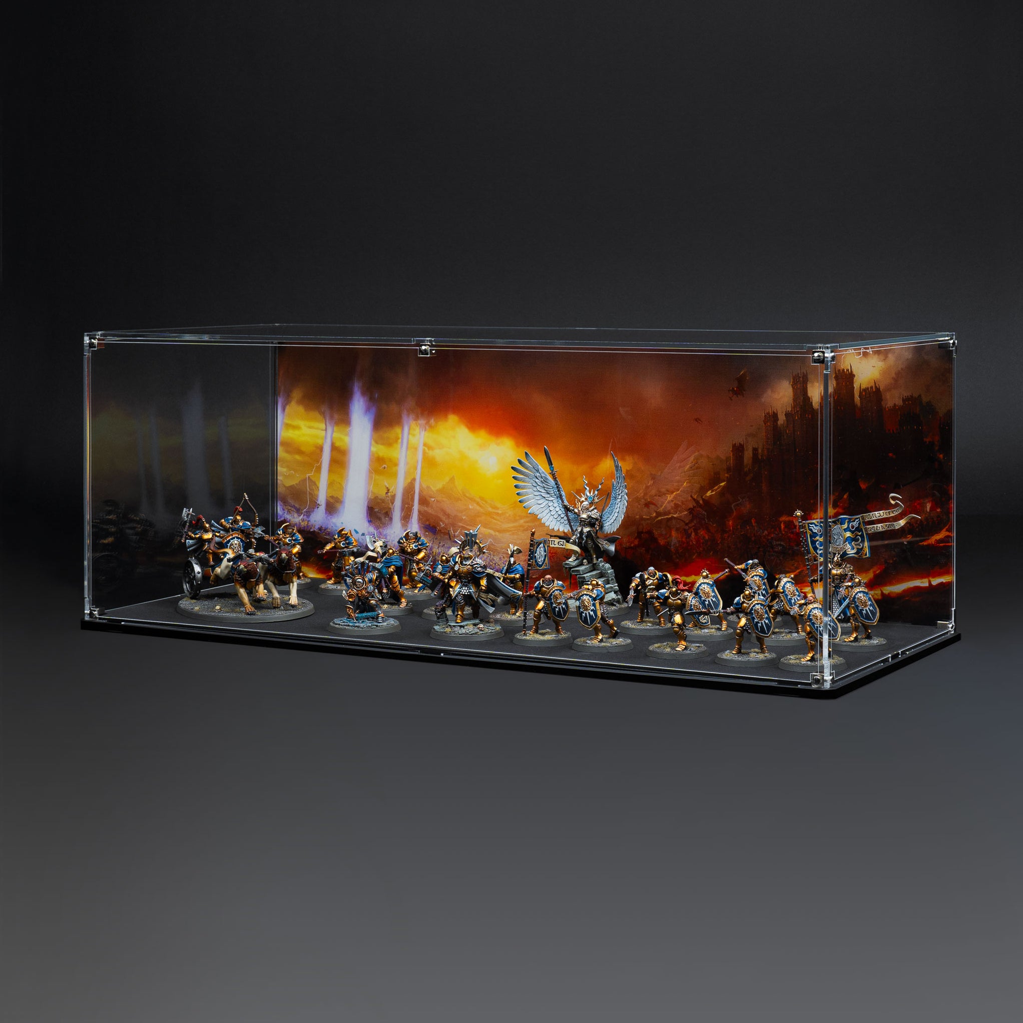 Display Case for Warhammer® Army with Eternal Conflict Background ...