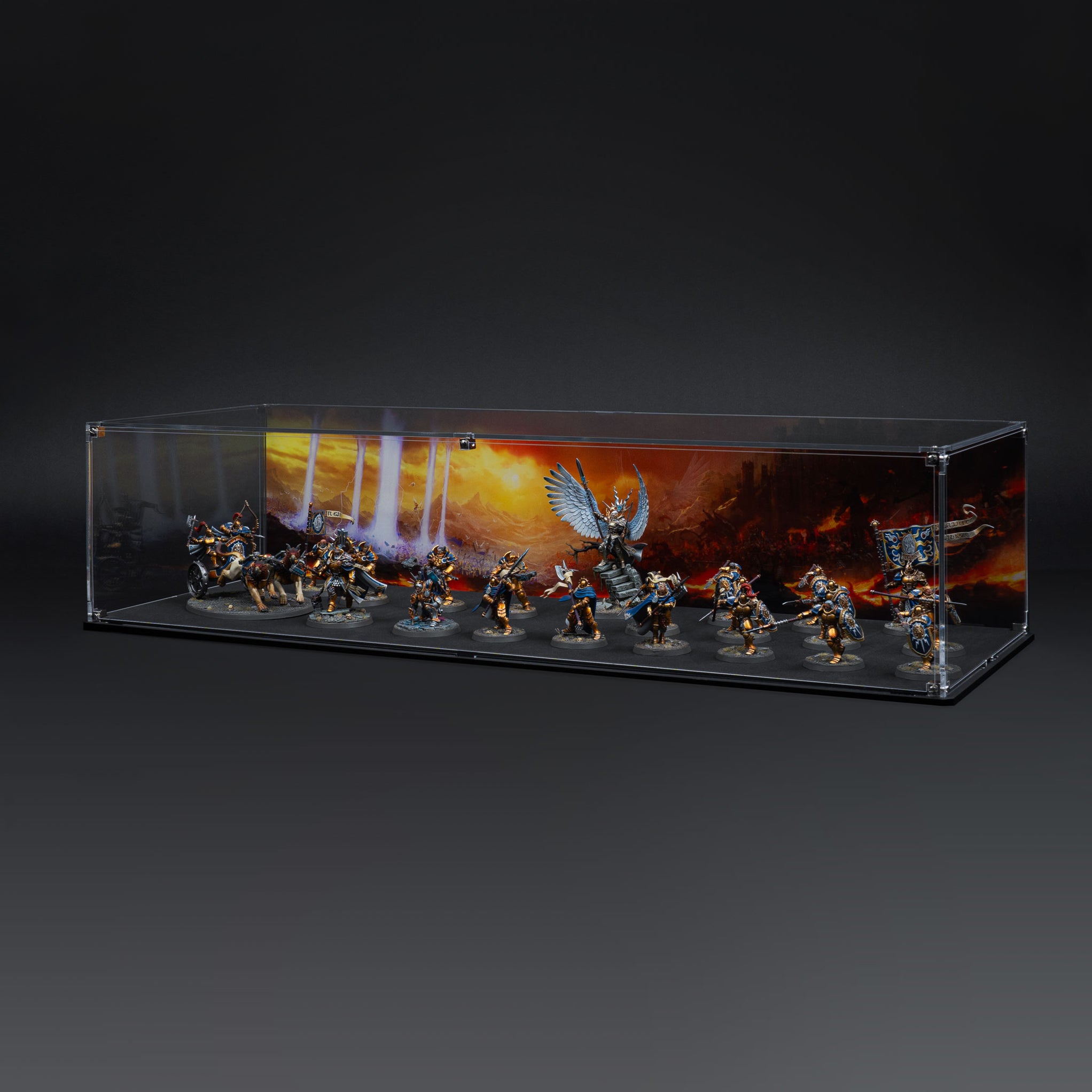 Display Case for Warhammer® Army with Eternal Conflict Background ...