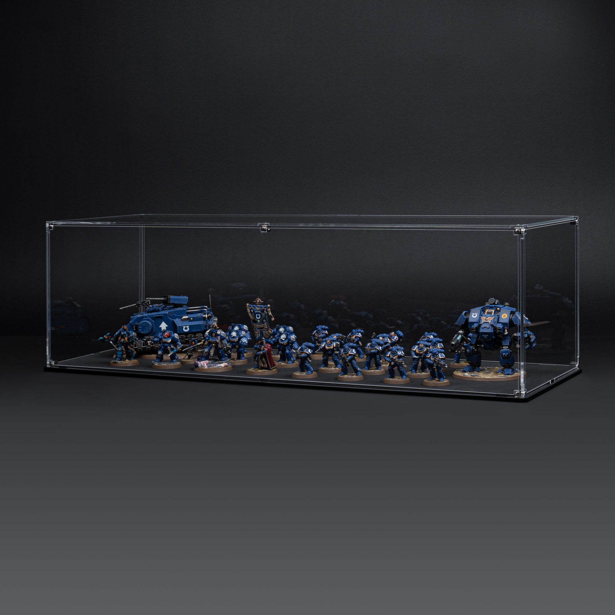 Display Case for Warhammer® Army with Clear Background — Wicked Brick