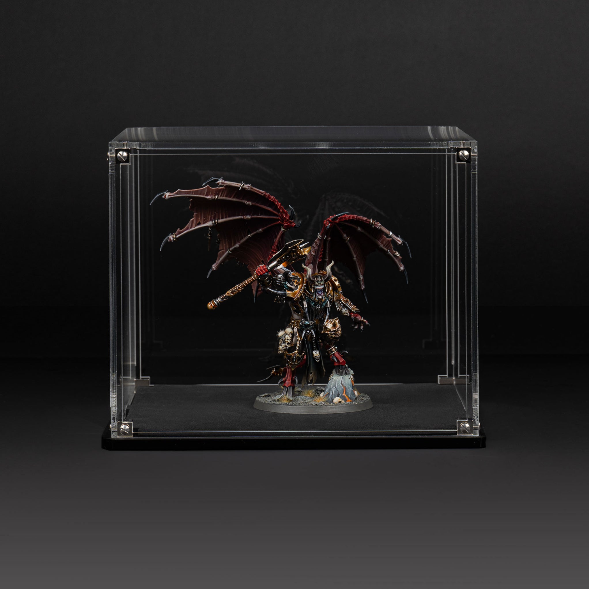 Oversized Miniature Display Case for Warhammer® with Clear Background ...