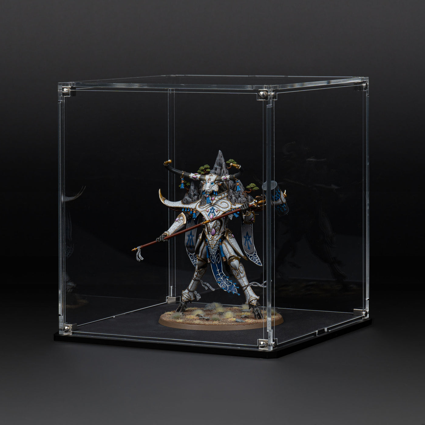 Oversized Miniature Display Case for Warhammer with Clear Background ...