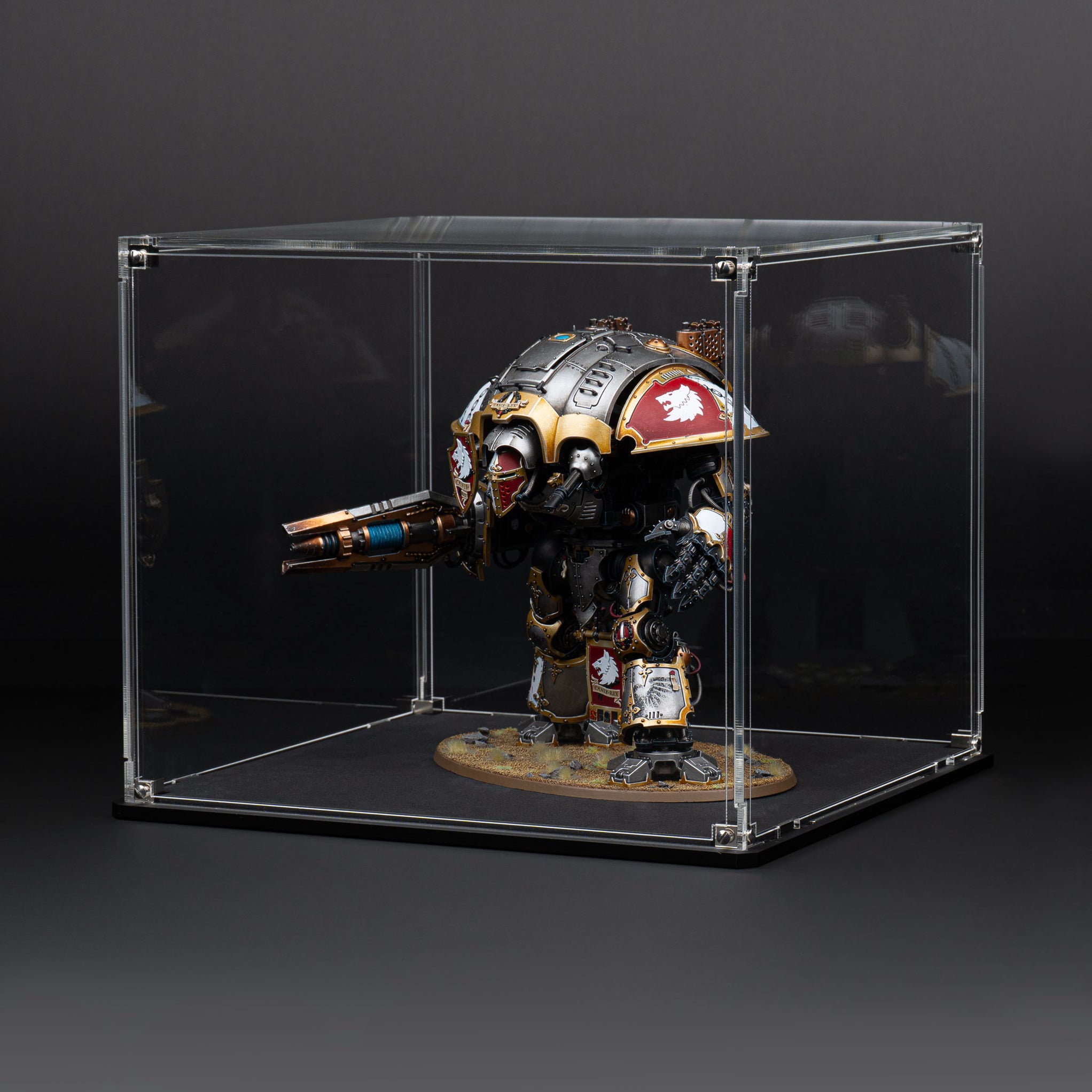 Oversized Miniature Display Case for Warhammer with Clear Background ...