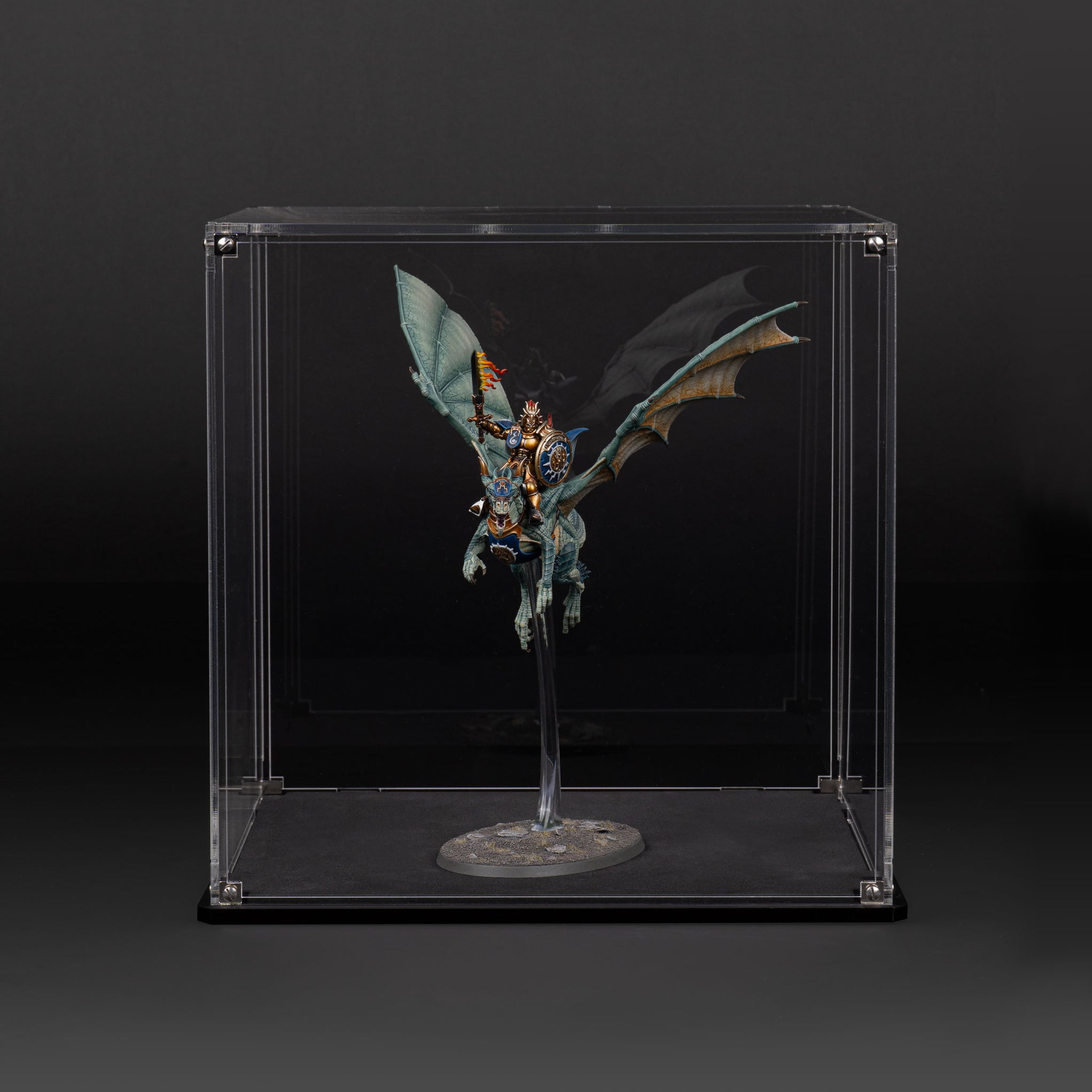 Oversized Miniature Display Case for Warhammer® with Clear Background ...