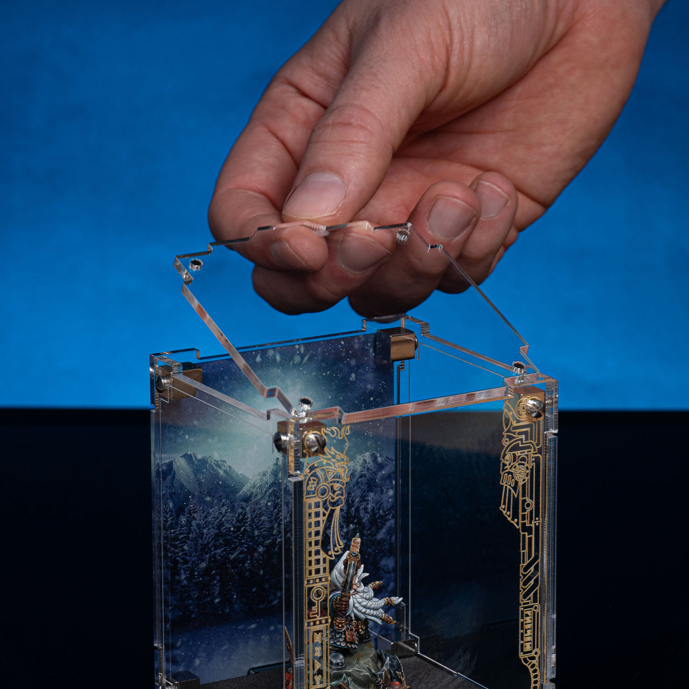 Limited Edition Display Case & Plaque for the Warhammer Grombrindal Co ...