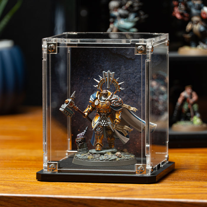 Display Case for Warhammer Miniature with Darkstone Background — Wicked ...