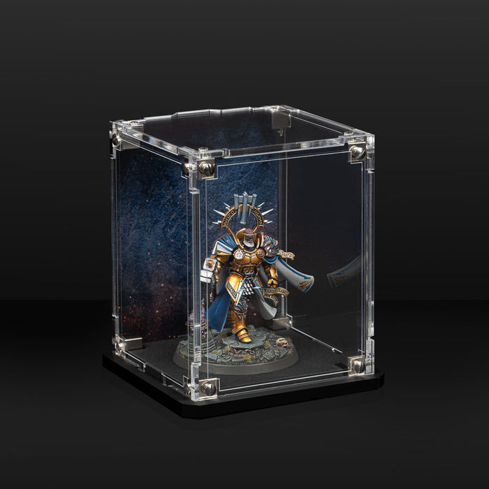 Display Case for Warhammer Miniature with Darkstone Background — Wicked ...