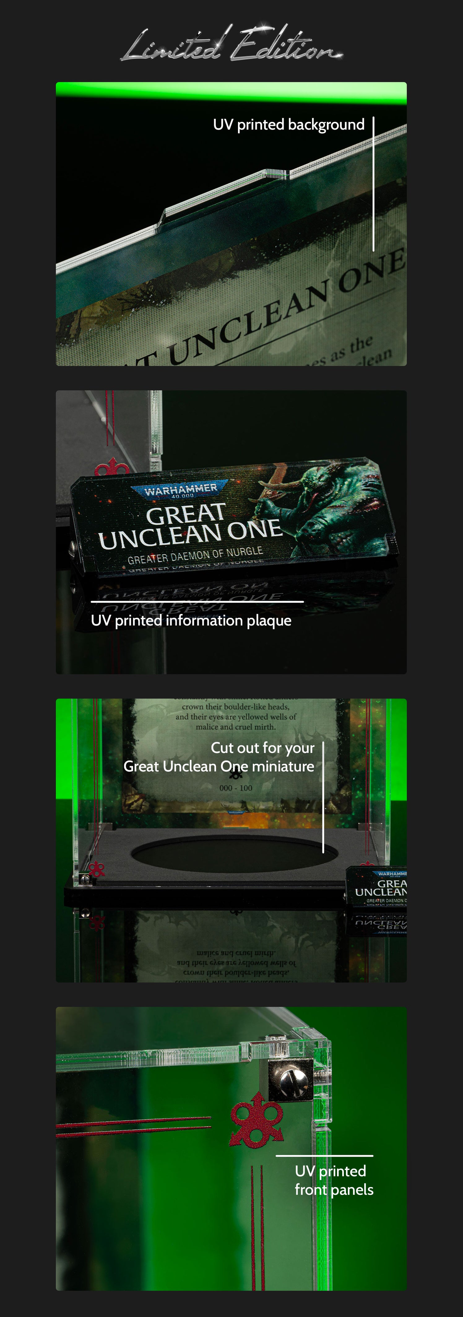 Limited Edition Display Case for Warhammer® 40,000 Great Unclean One ...