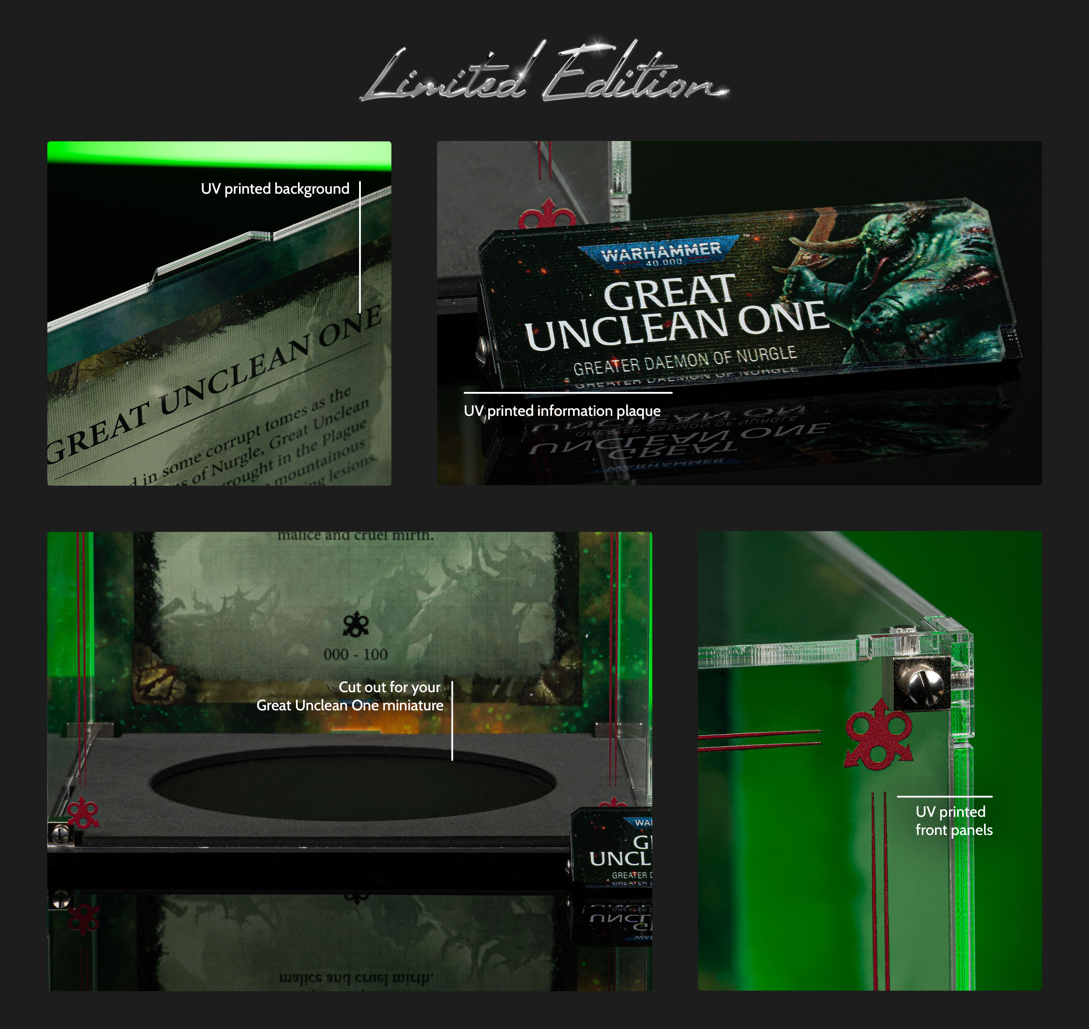 Limited Edition Display Case for Warhammer® 40,000 Great Unclean One ...