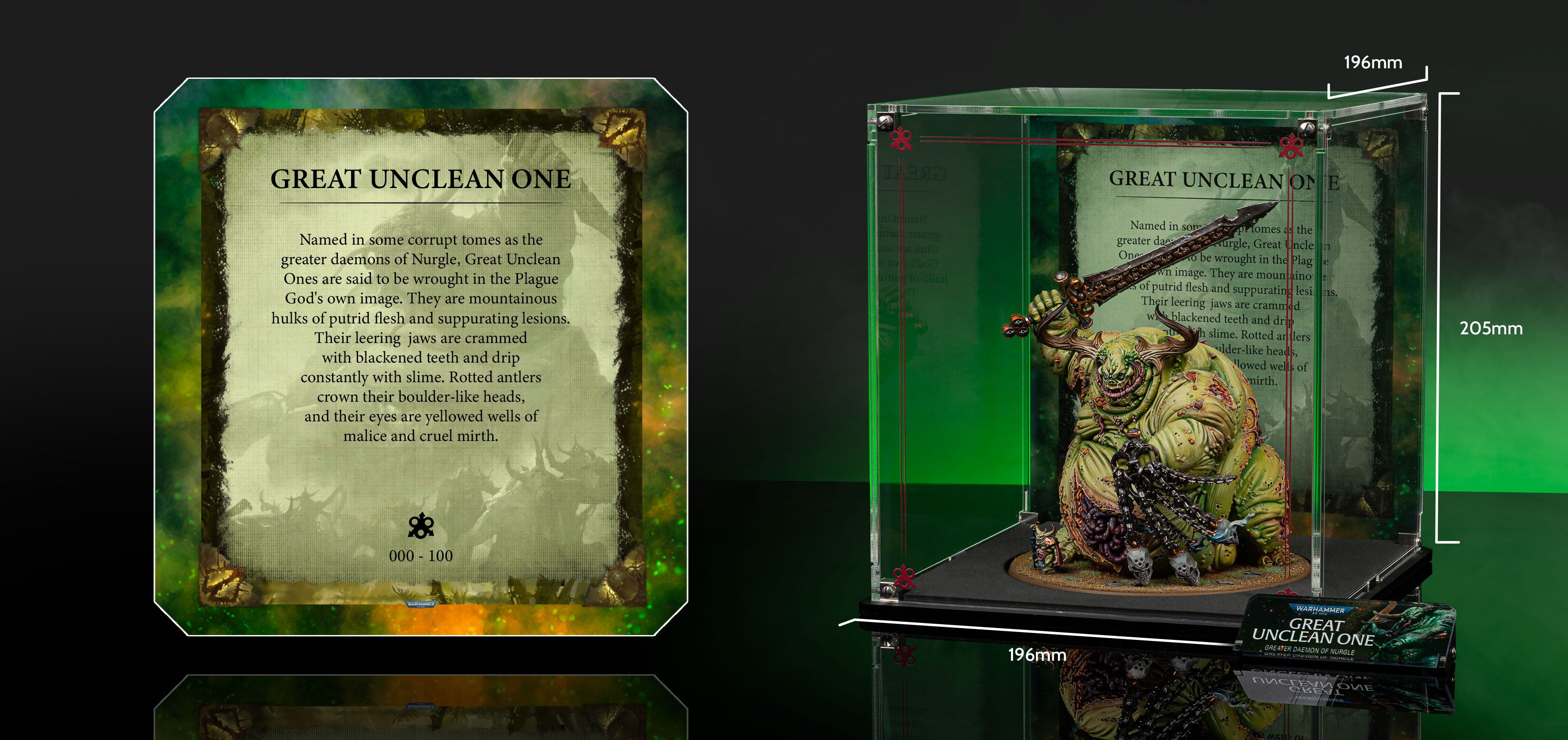 Limited Edition Display Case for Warhammer® 40,000 Great Unclean One ...