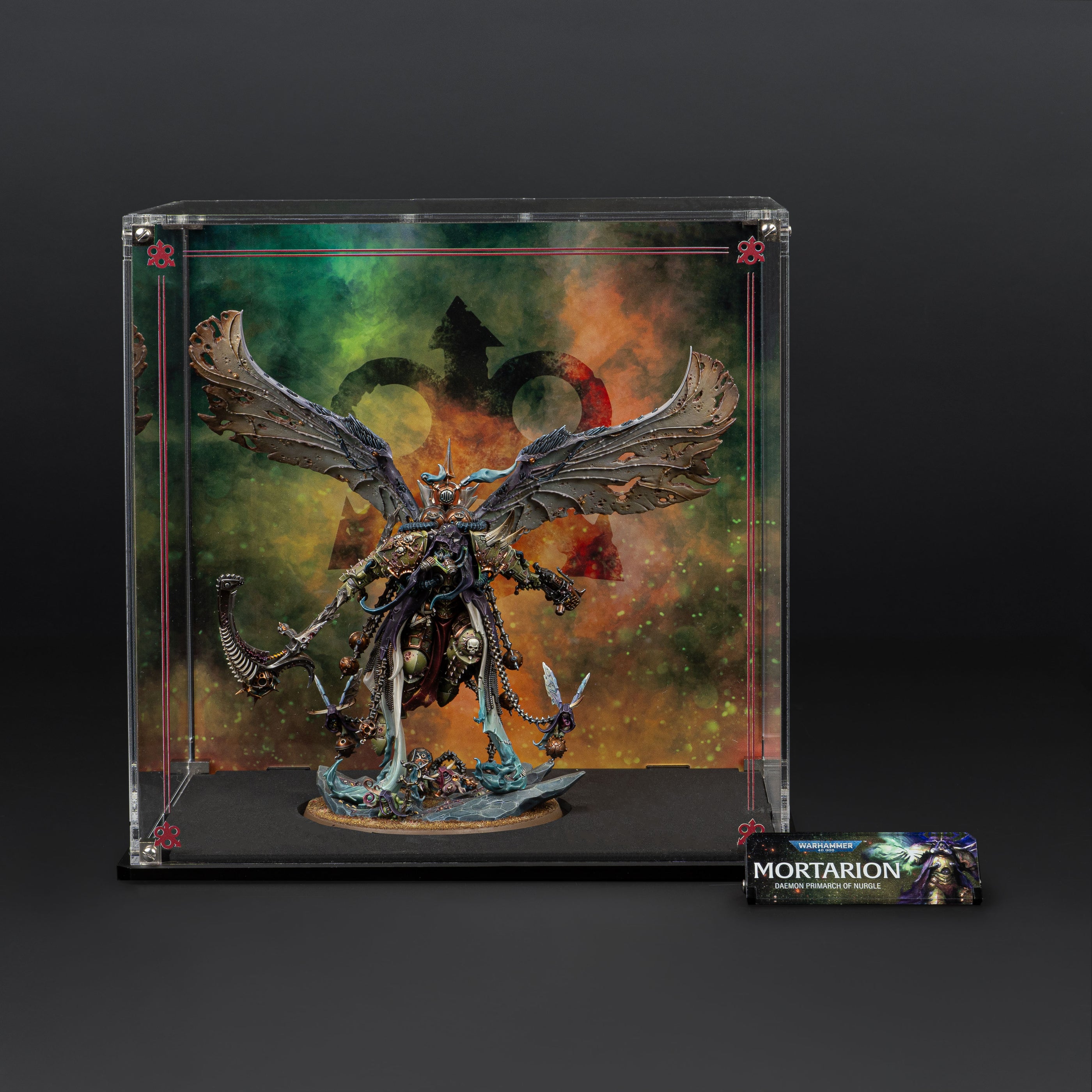 Display Case for Warhammer® 40,000 Mortarion, Daemon Primarch of Nurgl ...