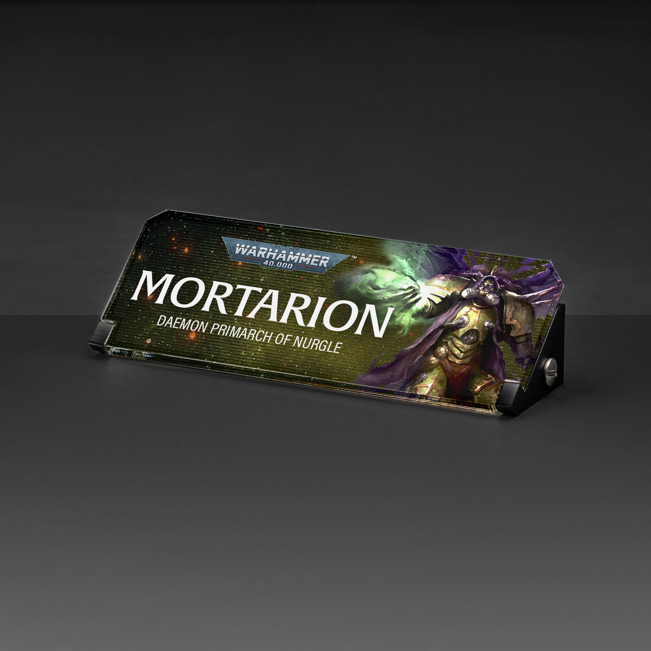 Plaque for Warhammer® 40,000 Mortarion, Daemon Primarch of Nurgle ...