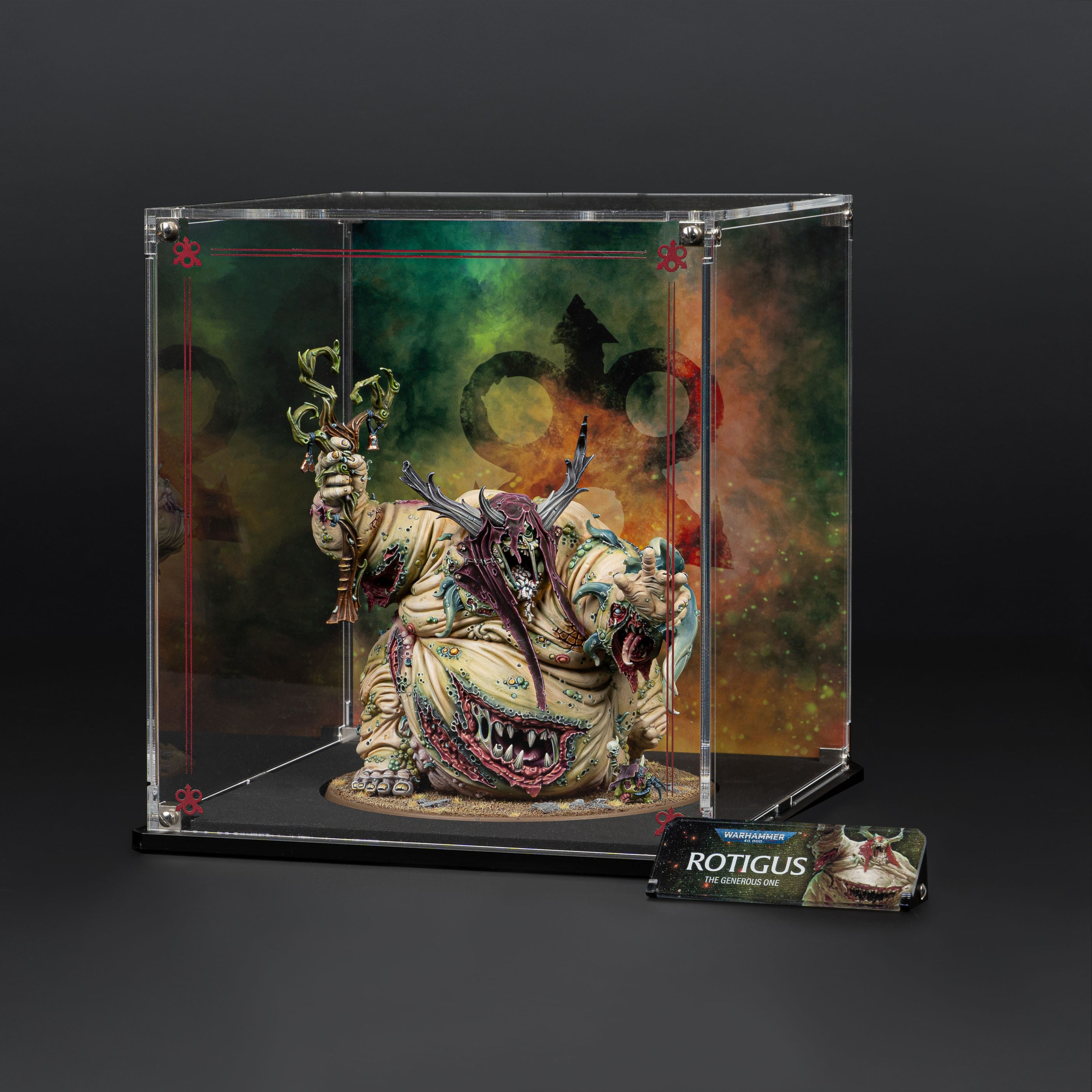 Display Case for Warhammer® 40,000 Rotigus — Wicked Brick
