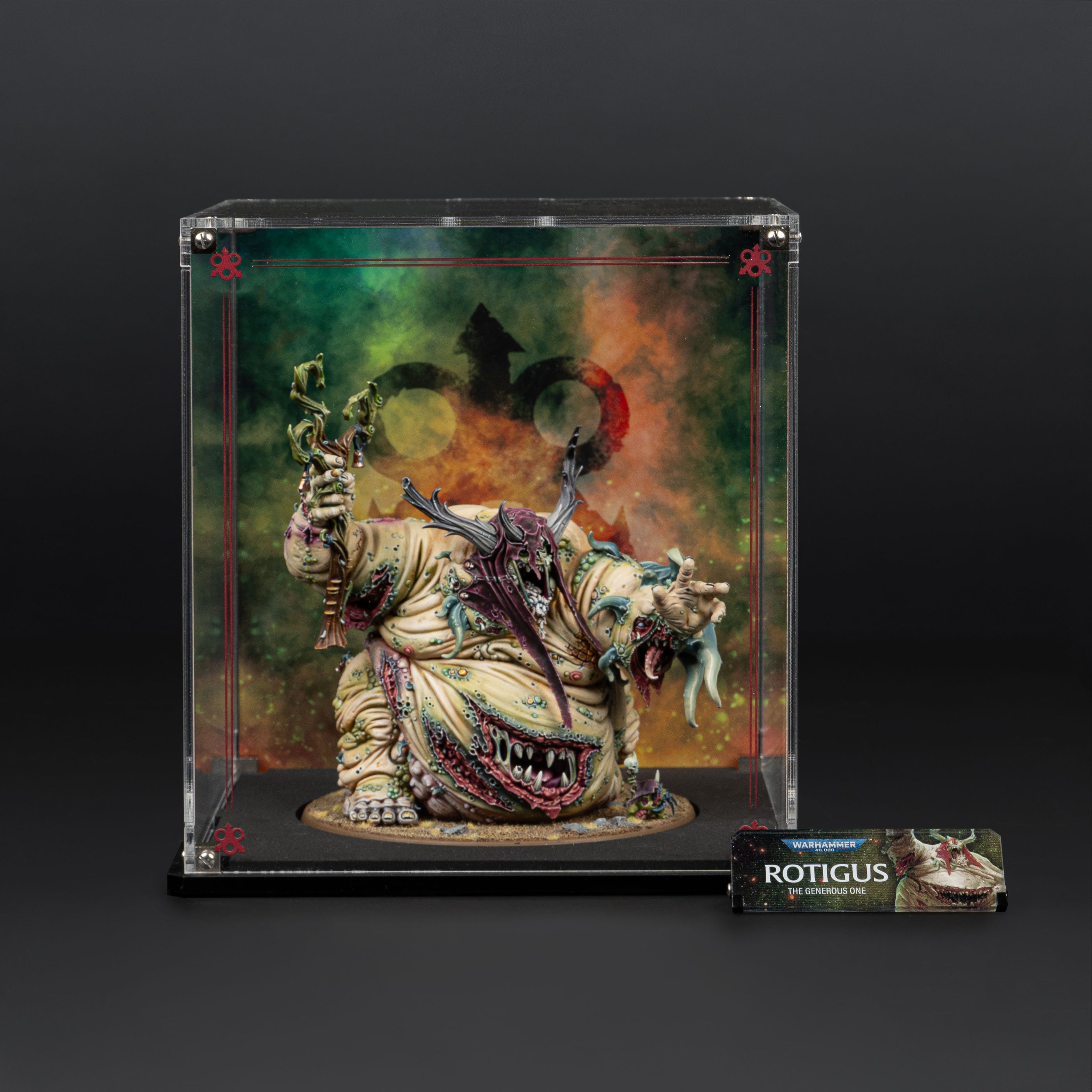 Display Case for Warhammer® 40,000 Rotigus — Wicked Brick