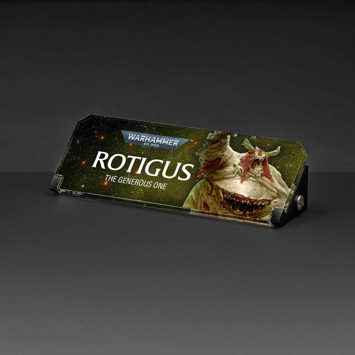 Plaque for Warhammer 40,000 Rotigus — Wicked Brick