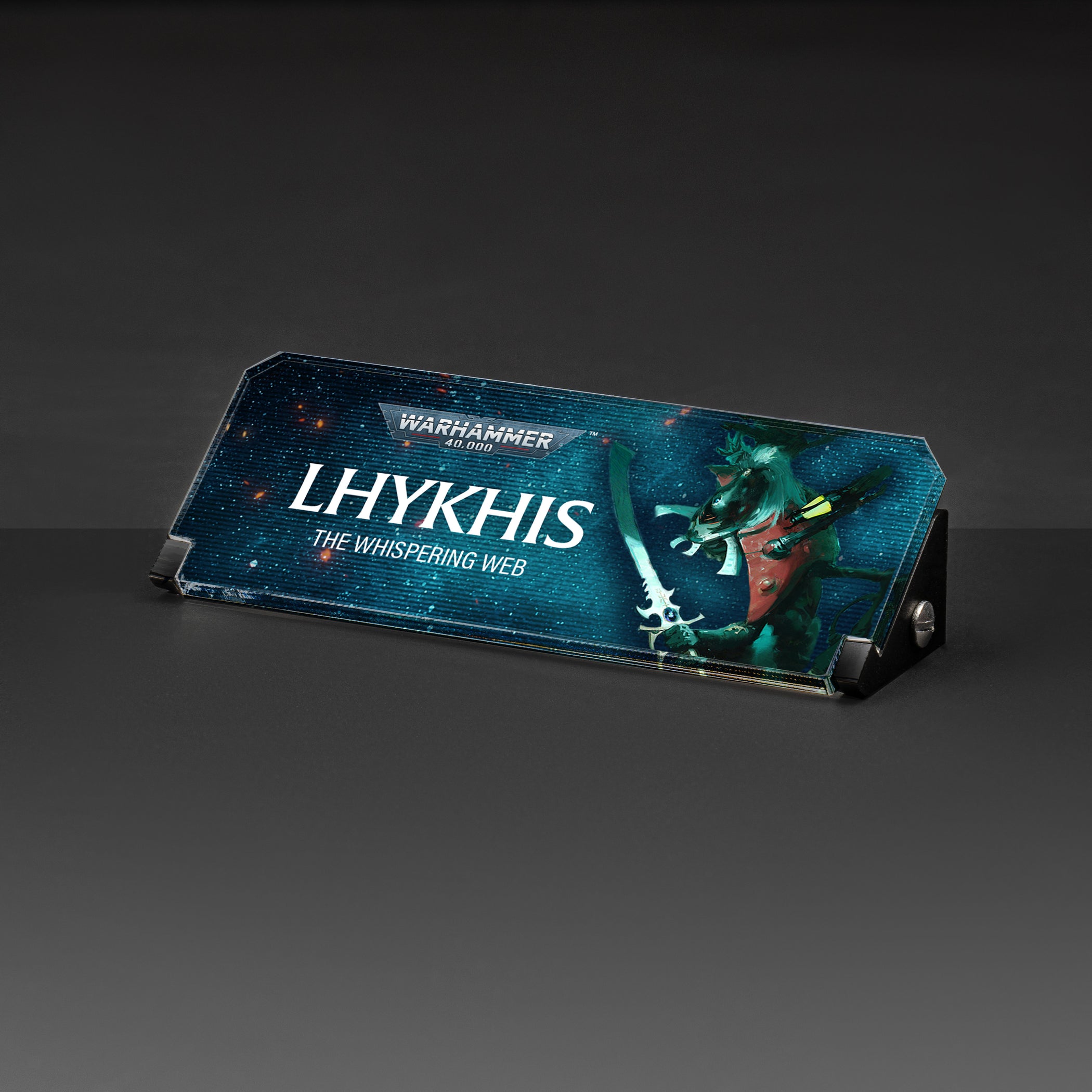 Plaque for Warhammer 40,000 Lhykhis — Wicked Brick