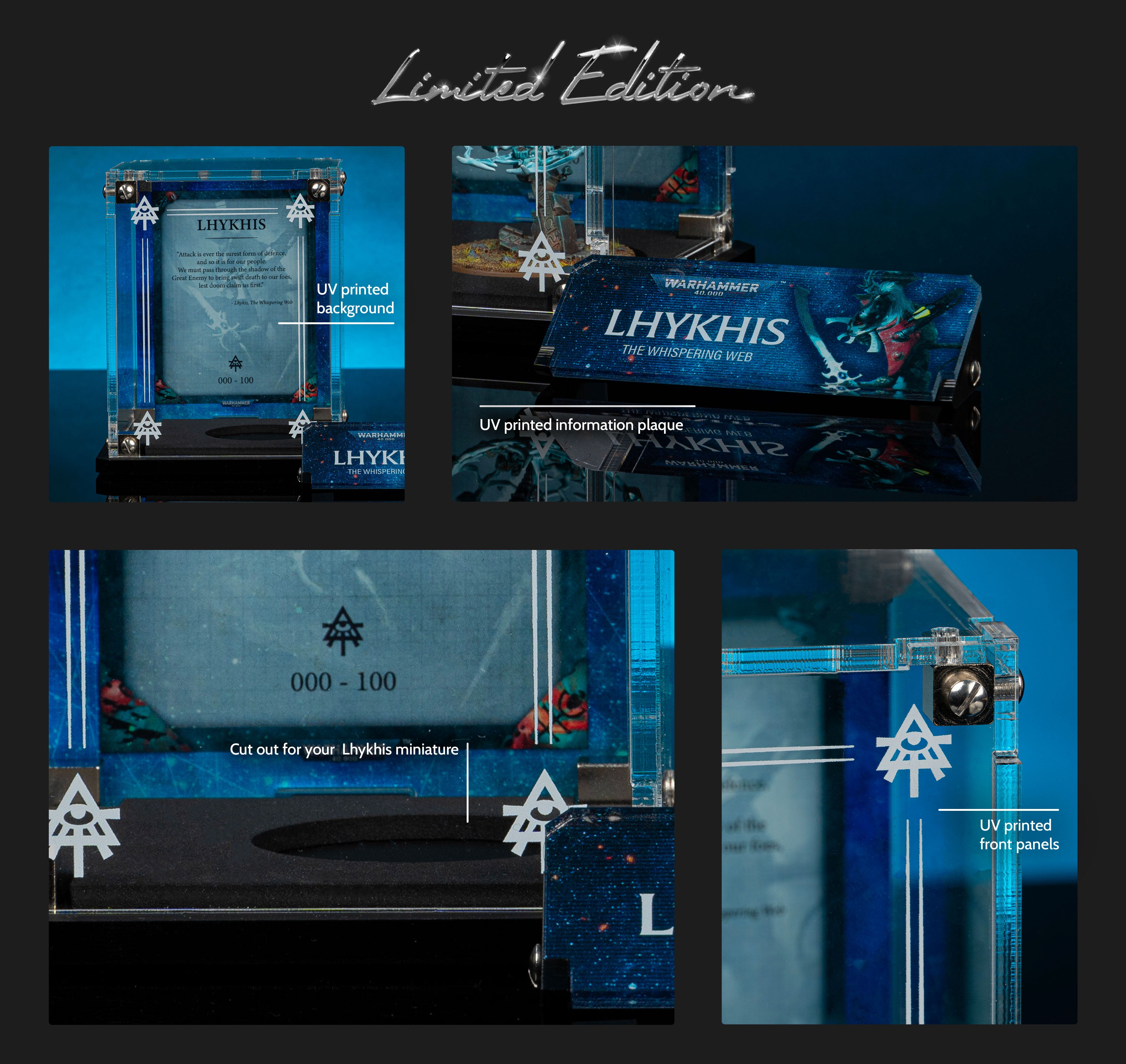 Display Case for Warhammer 40,000 Lhykhis — Wicked Brick