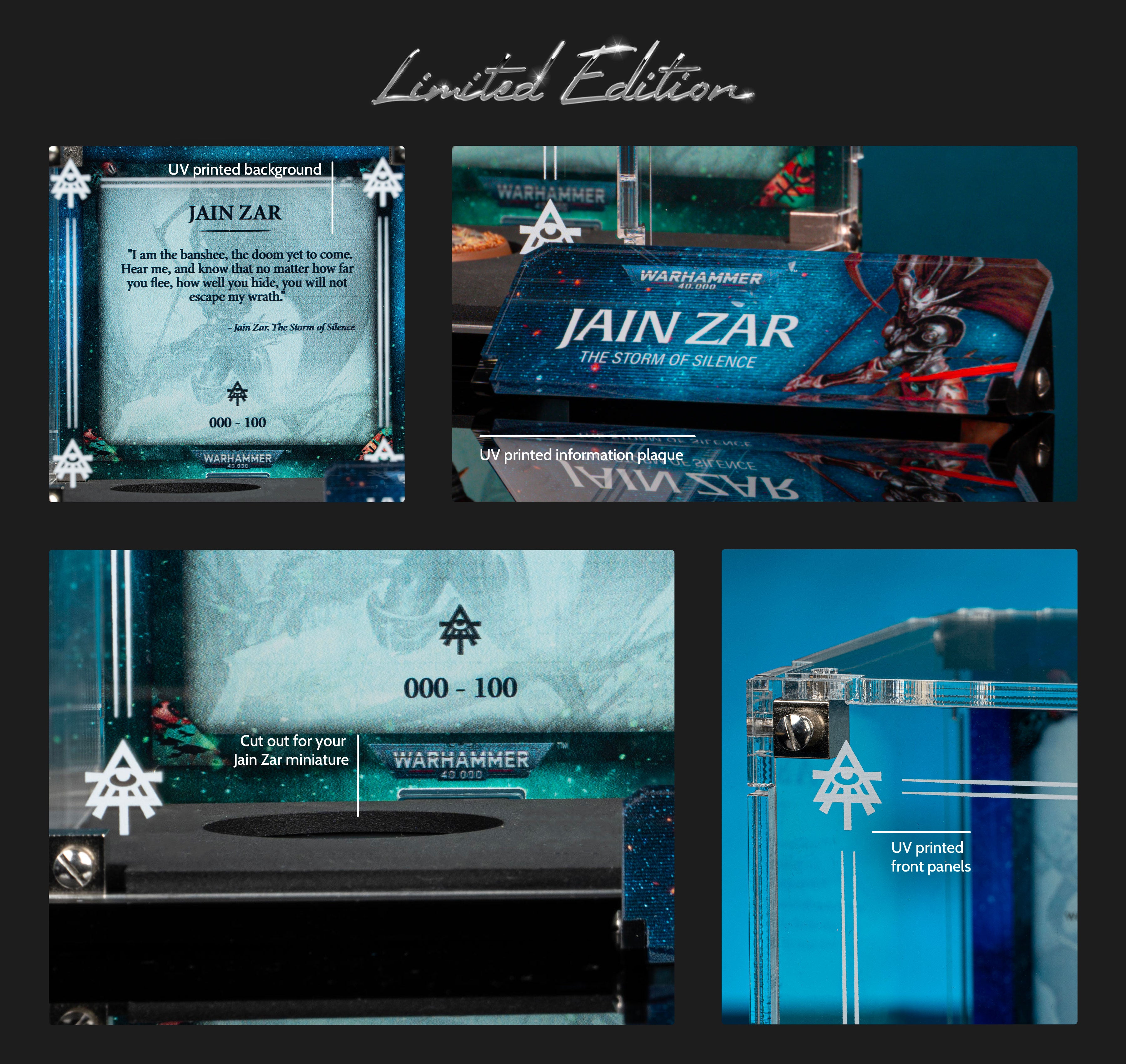 Display Case for Warhammer 40,000 Jain Zar — Wicked Brick
