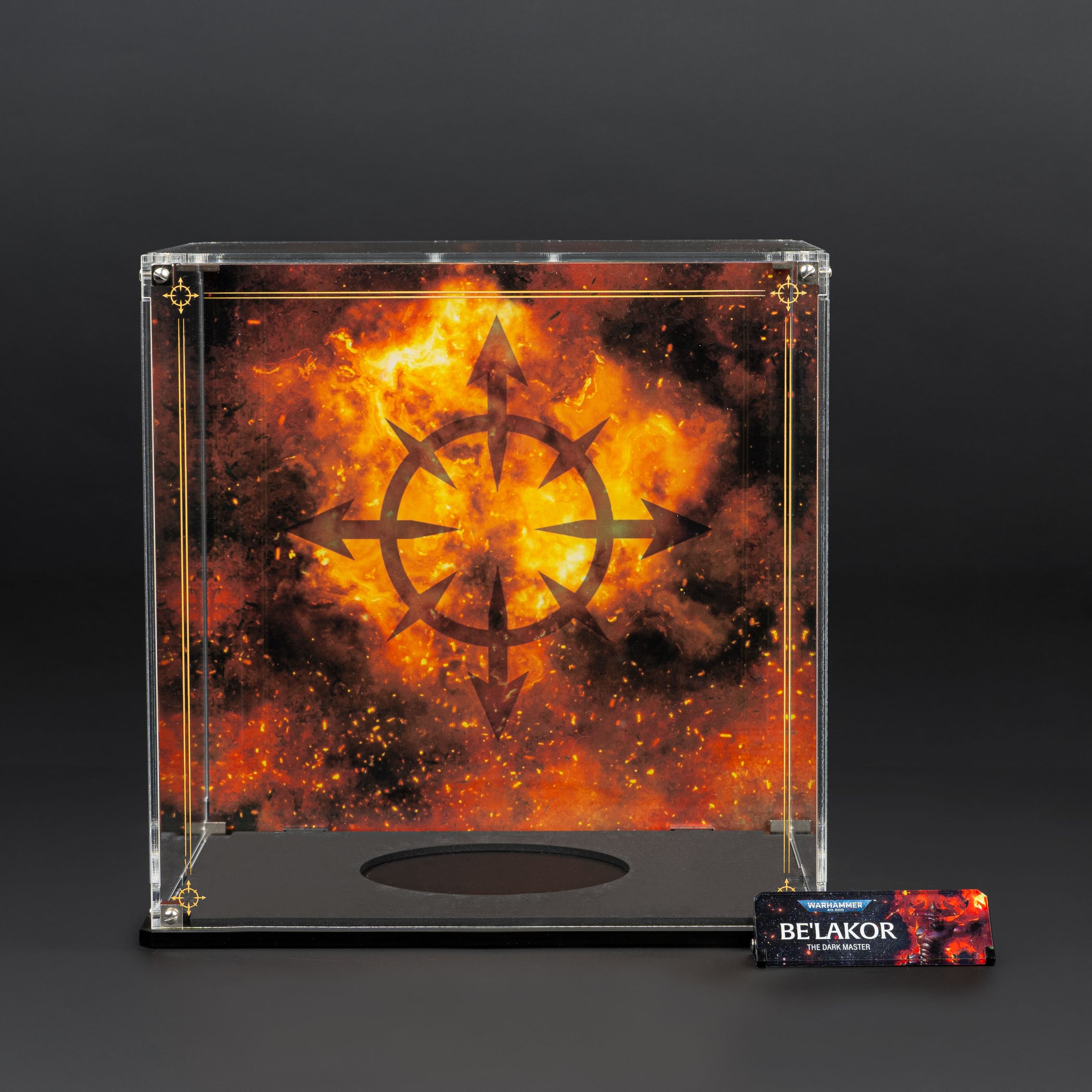Display Case for Warhammer® 40,000 Be'lakor, the Dark Master — Wicked Brick