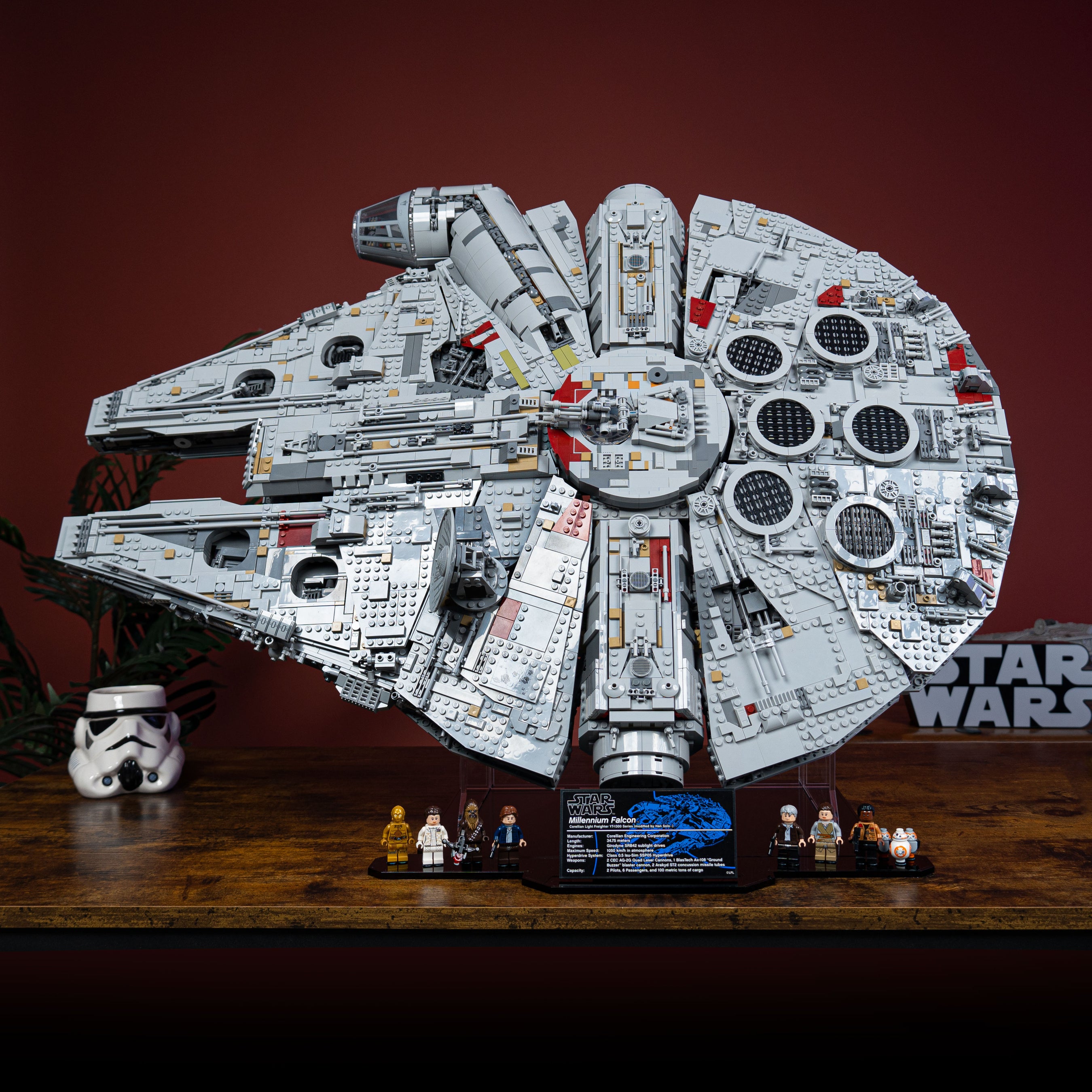 Display Stand for LEGO® Star Wars™ UCS Millennium Falcon (75192 ...