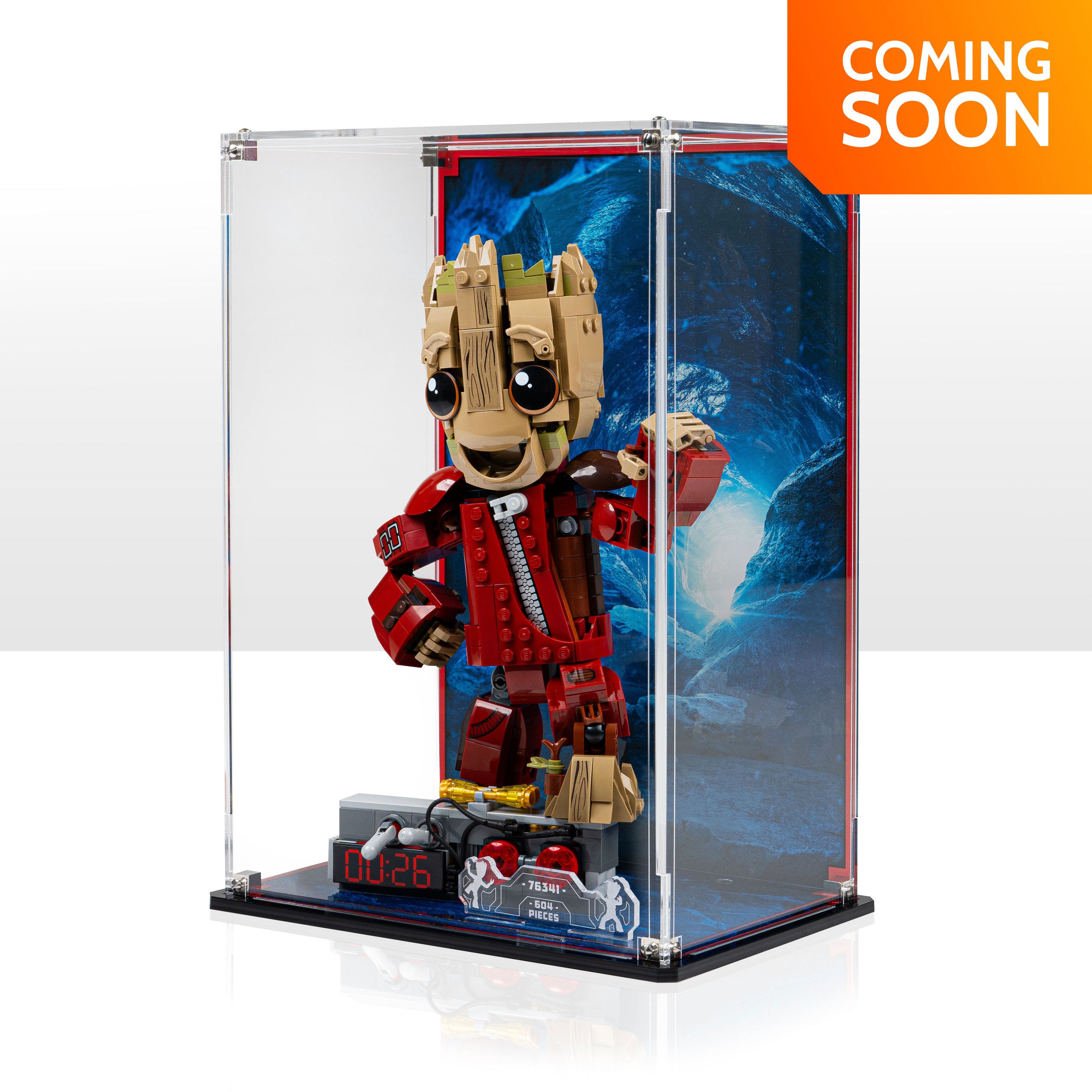 Display Case for LEGO® Marvel: Ravager Jumpsuit Groot (76341) — Wicked ...