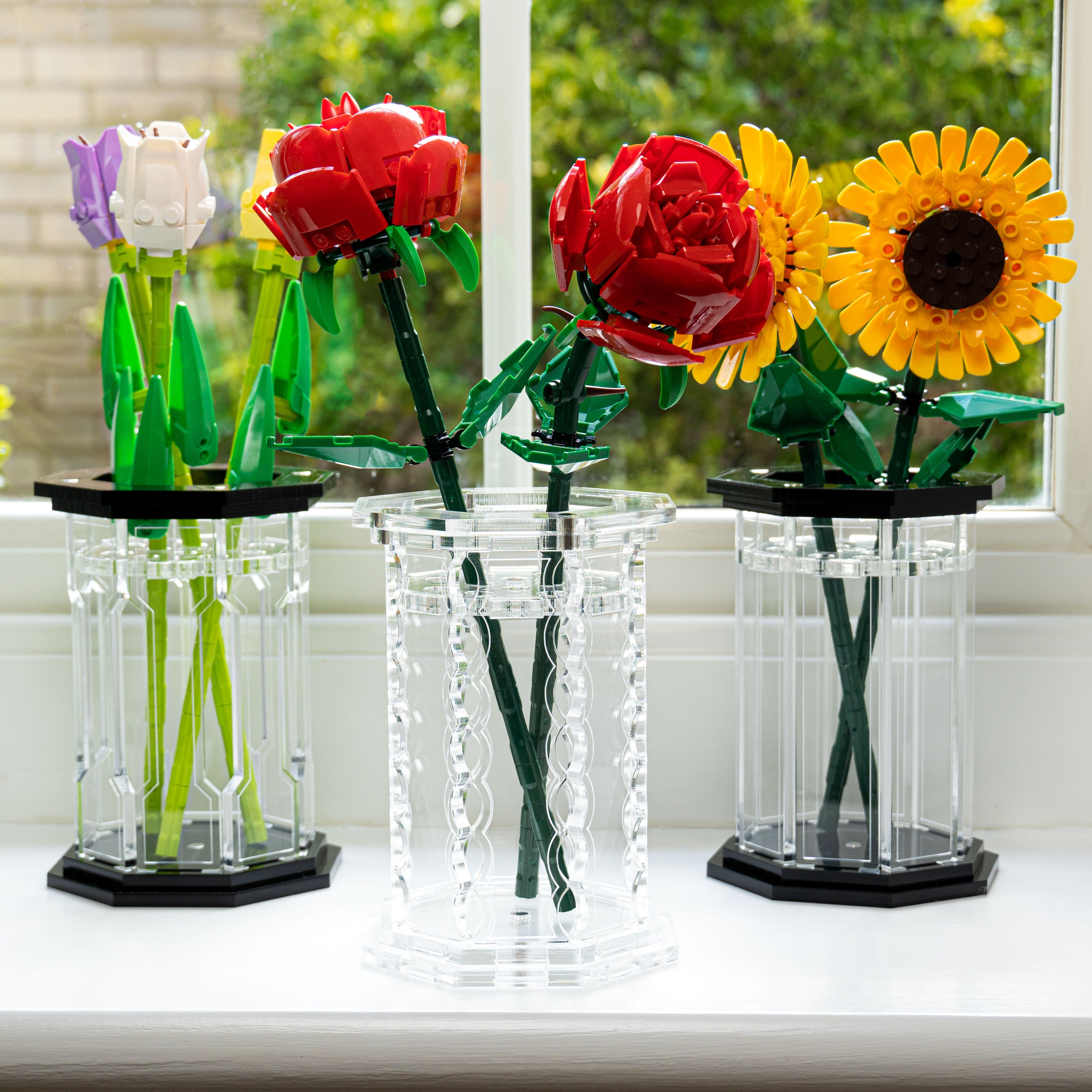 Display Vase for LEGO® Flowers - Clear — Wicked Brick