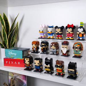Display podium for LEGO® Brickheadz for IKEA® Billy BookCase — Wicked Brick