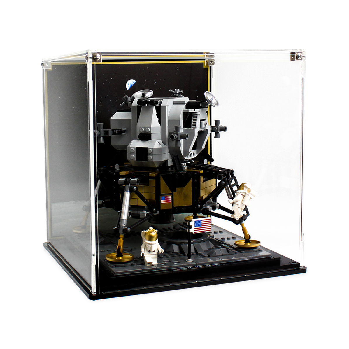 Display Case for LEGO®: NASA Apollo 11 Lunar Lander (10266) — Wicked Brick