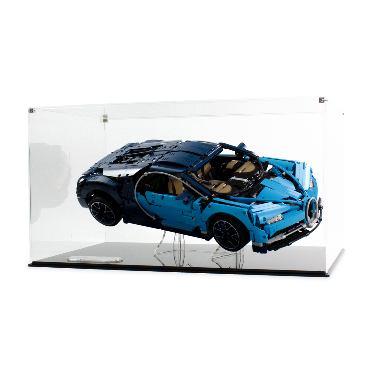 Display case for LEGO® Technic: Bugatti Chiron (42083) — Wicked Brick