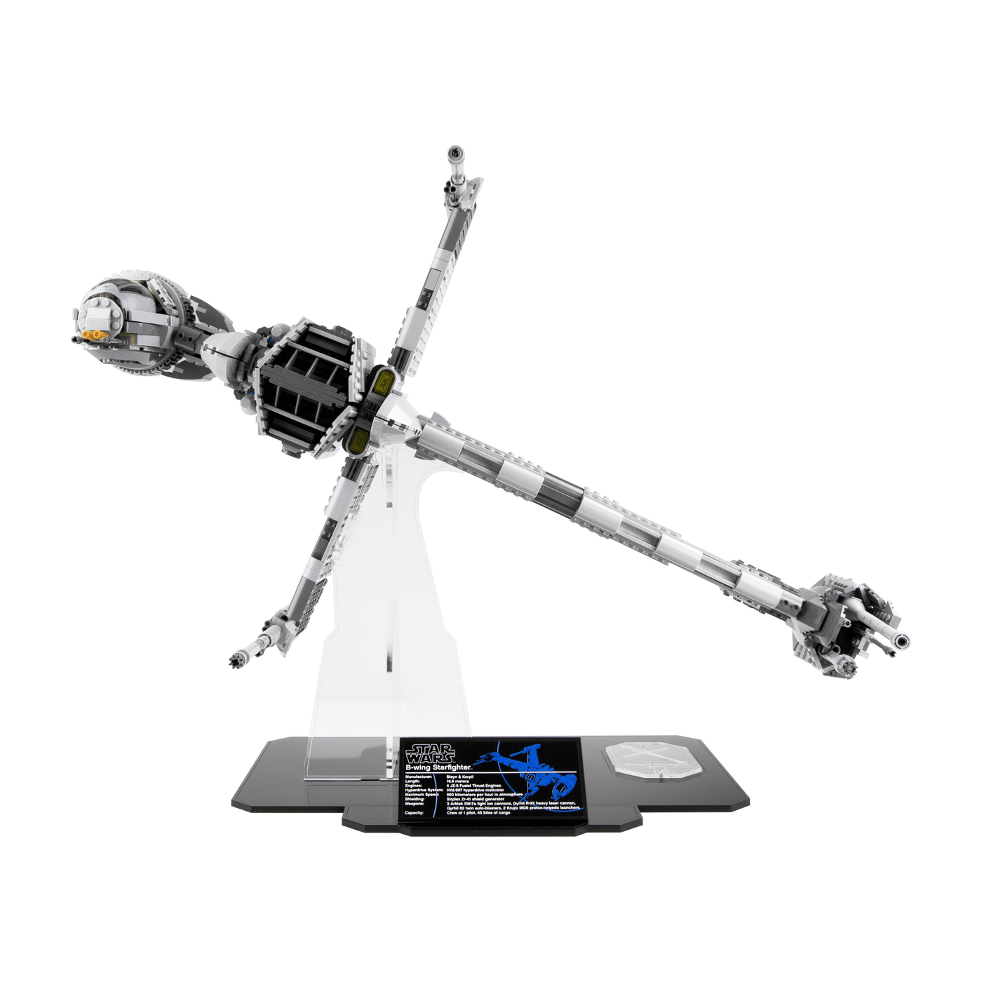 Display Stand for LEGO Star Wars UCS B-Wing Starfighter 10227 — Wicked ...