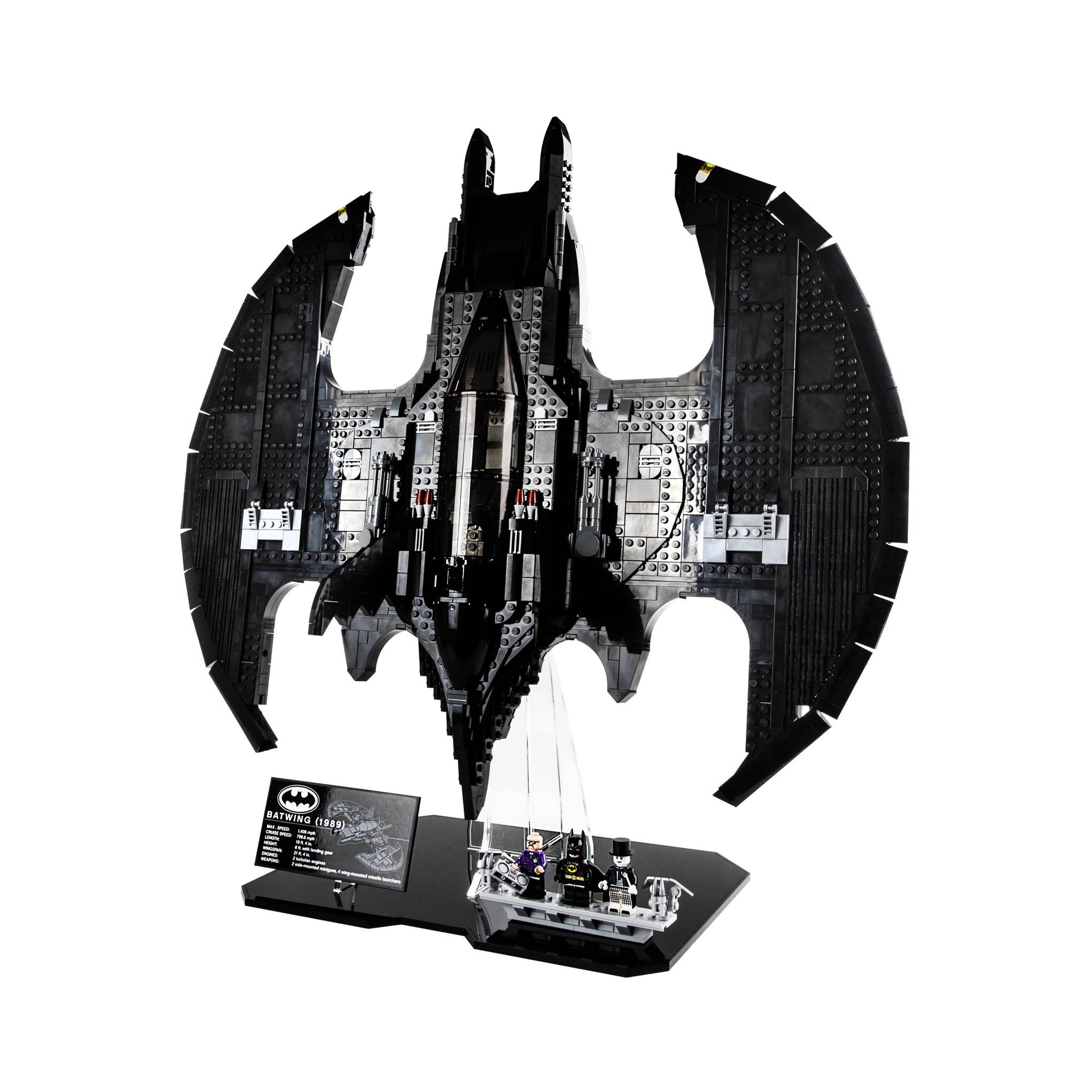 Display Stands for LEGO Batman 1989 Batwing 76161 — Wicked Brick