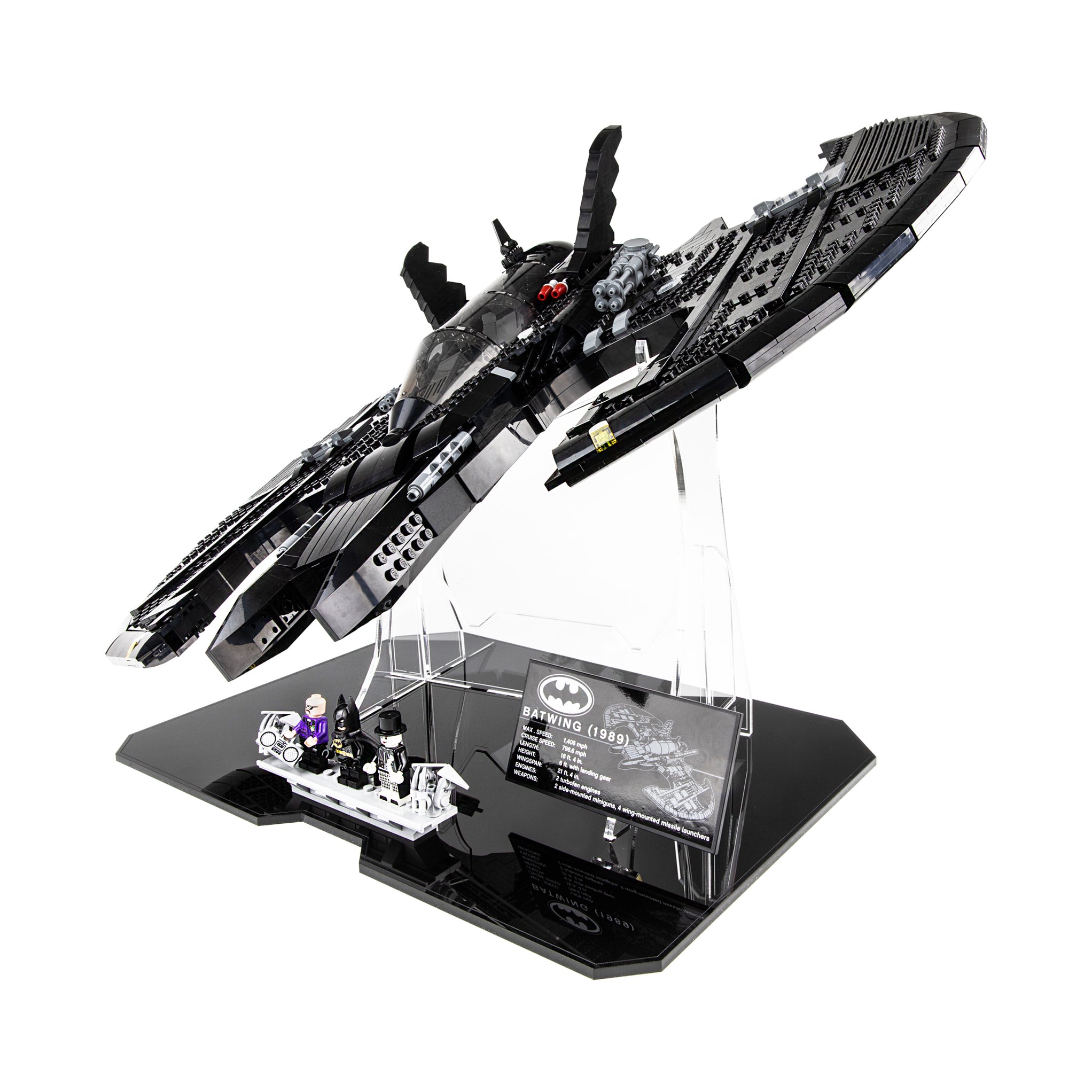 Display Stands for LEGO Batman 1989 Batwing 76161 — Wicked Brick