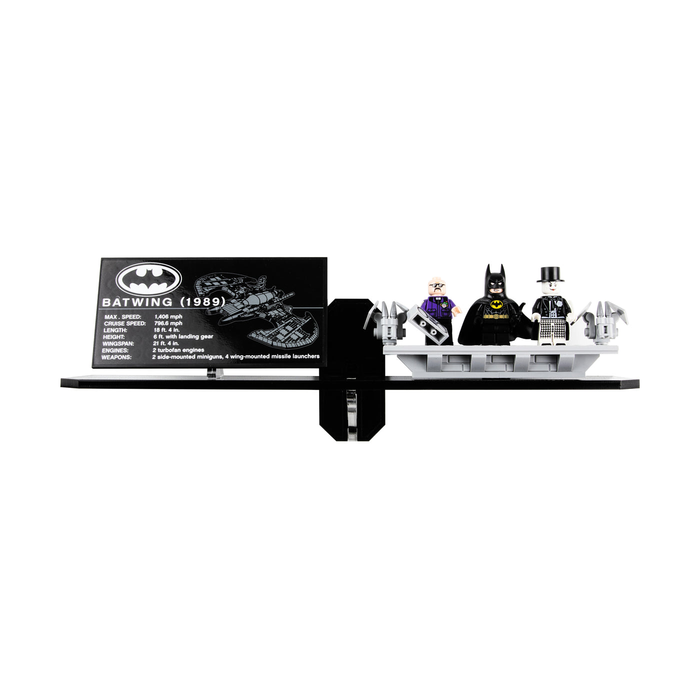 Wall Mount Add-On for LEGO Batman 1989 Batwing 76161 — Wicked Brick