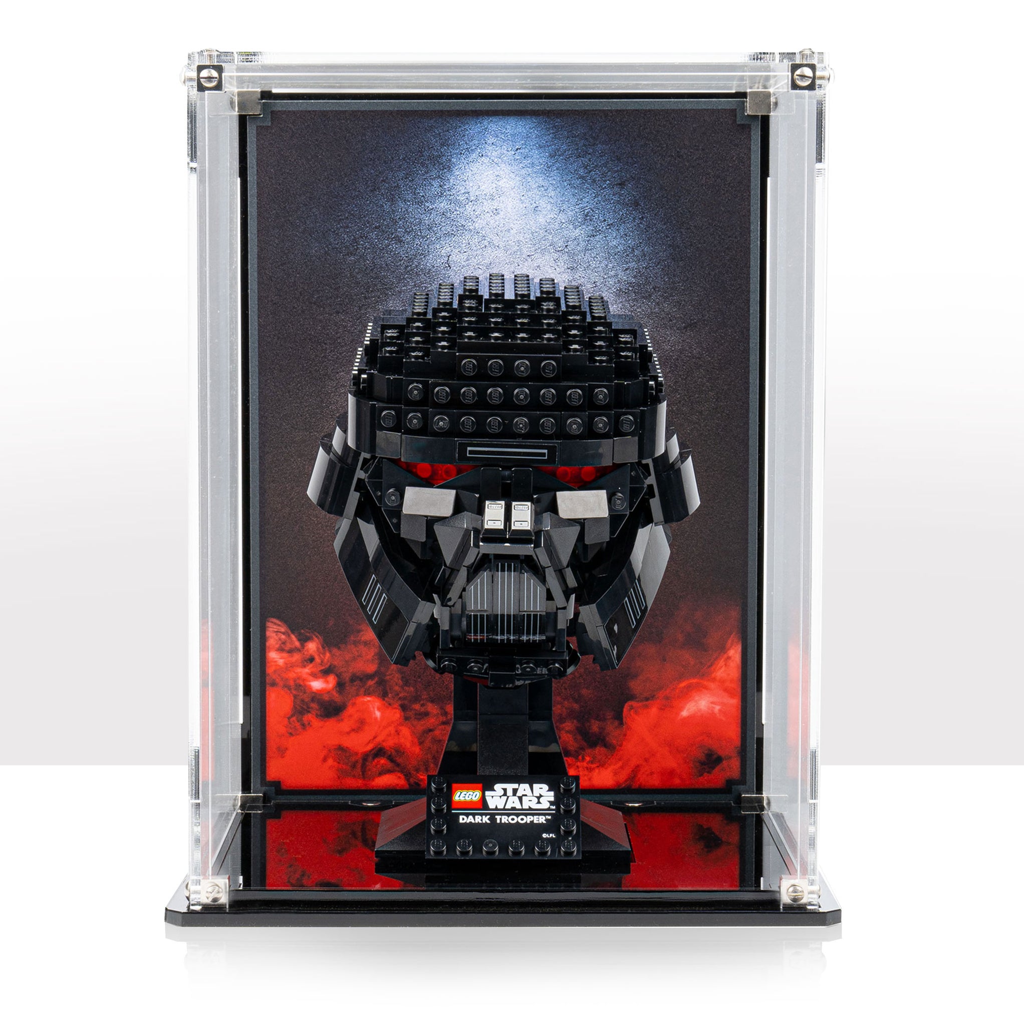 Display Case for LEGO® Dark Trooper™ Helmet (75343) — Wicked Brick