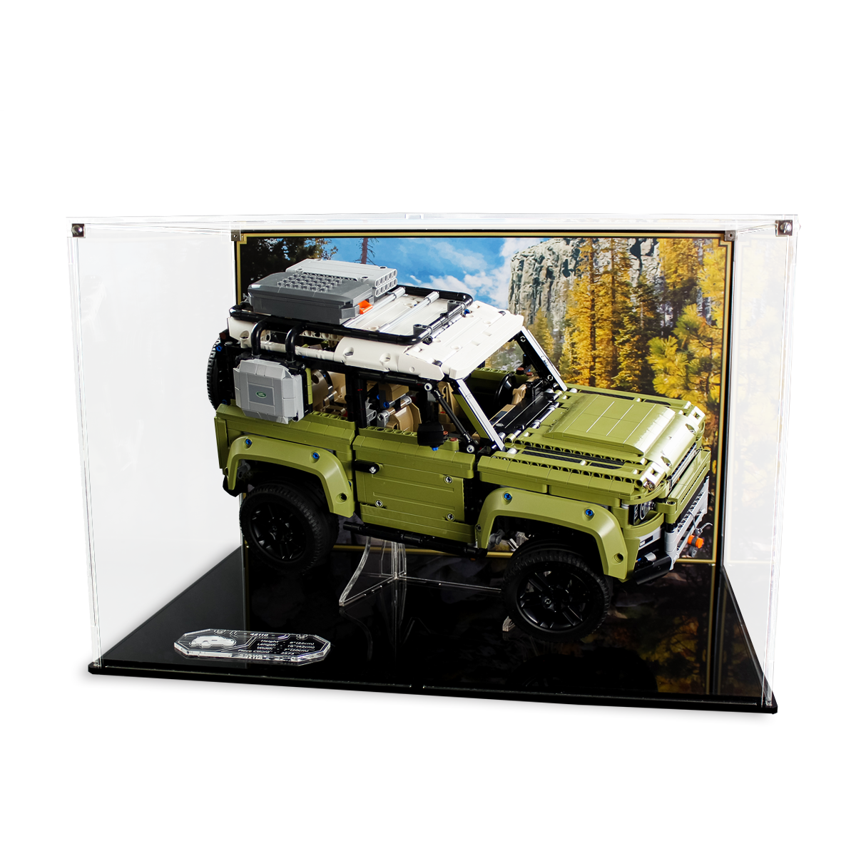 Display Case for LEGO® Technic: Land Rover Defender (42110) — Wicked Brick