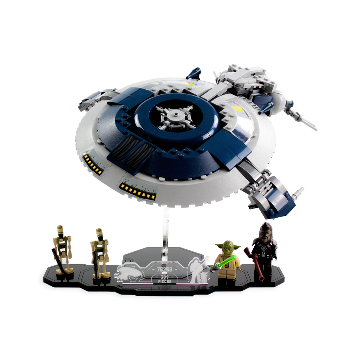 Display Stand for LEGO® Droid Gunship (75233) — Wicked Brick