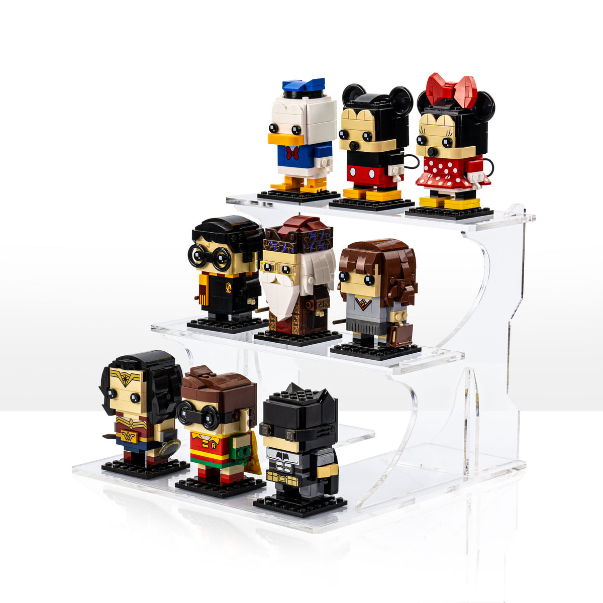 Display podium for LEGO® Brickheadz for IKEA® Billy BookCase — Wicked Brick