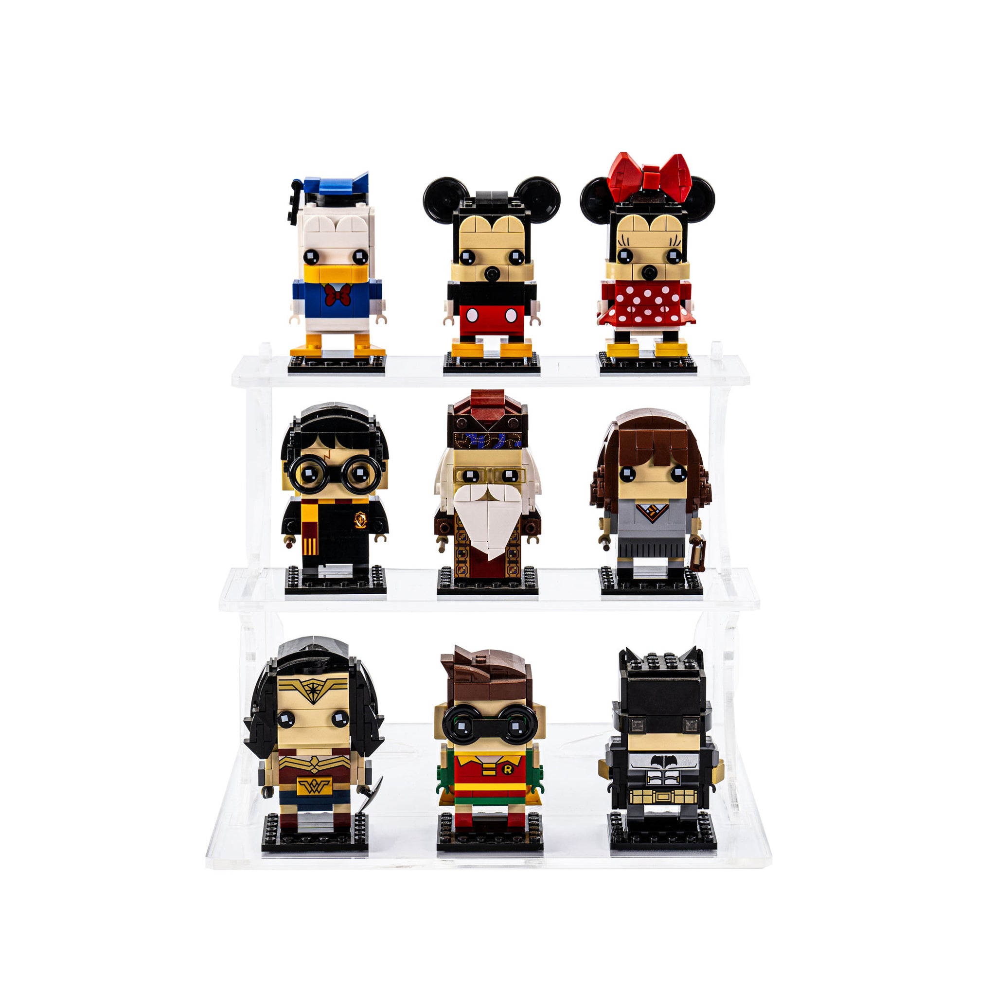 Display podium for LEGO Brickheadz for IKEA Billy BookCase — Wicked Brick