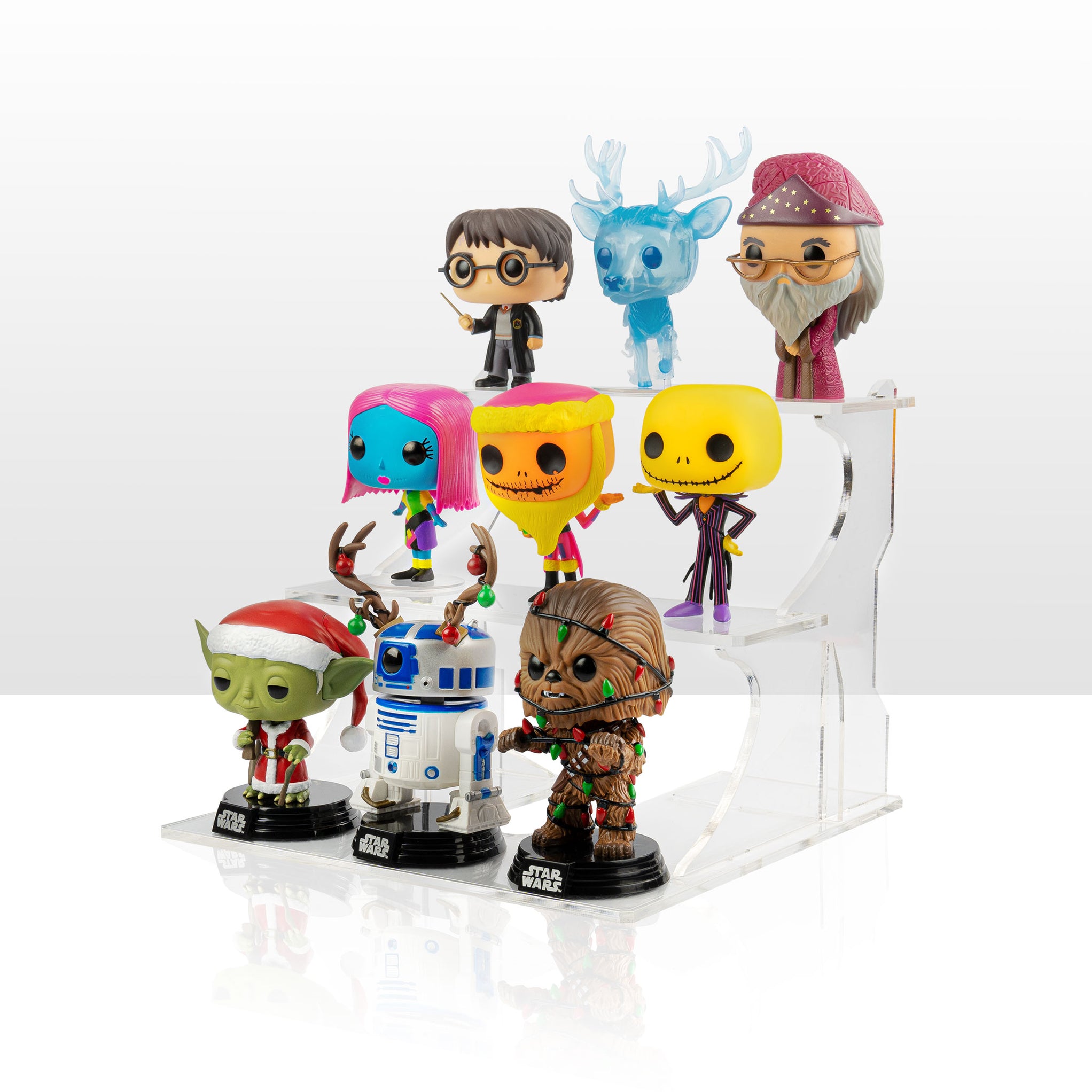 Display podium for FUNKO® Pops for IKEA® Billy BookCase — Wicked Brick