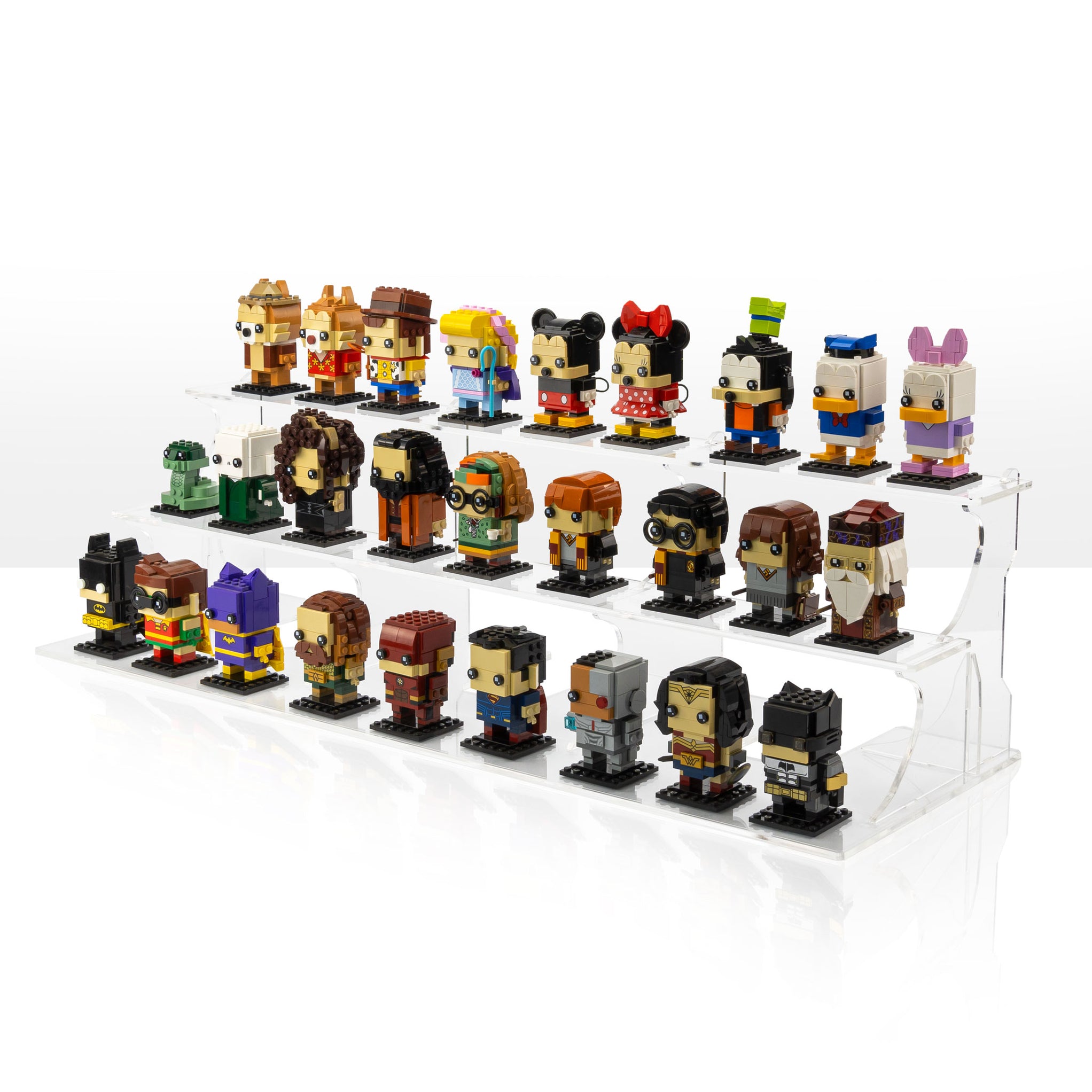 Display podium for LEGO® Brickheadz for IKEA® Billy BookCase — Wicked Brick
