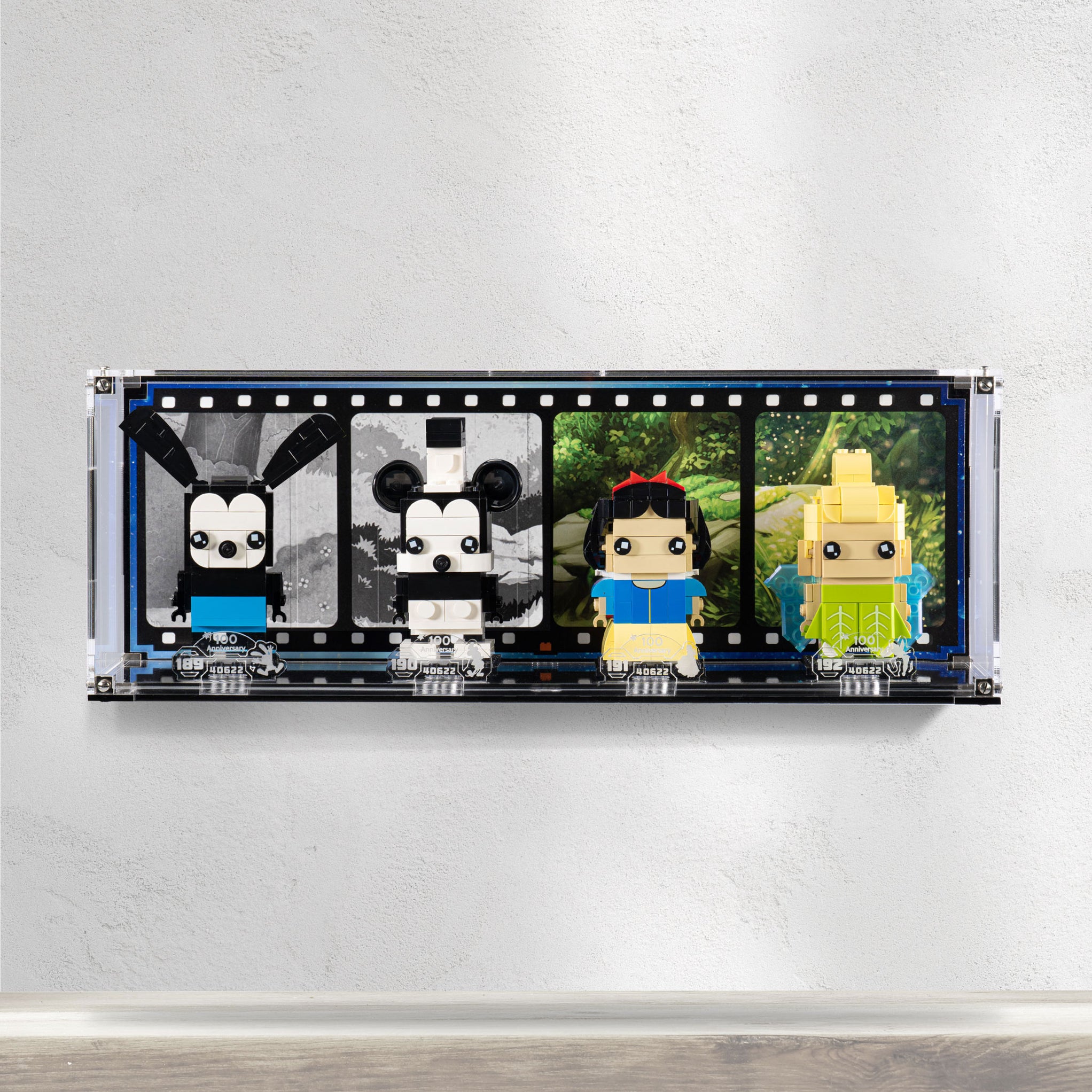 Wall Mounted Display Case for LEGO® Brickheadz Disney 100th Celebratio ...