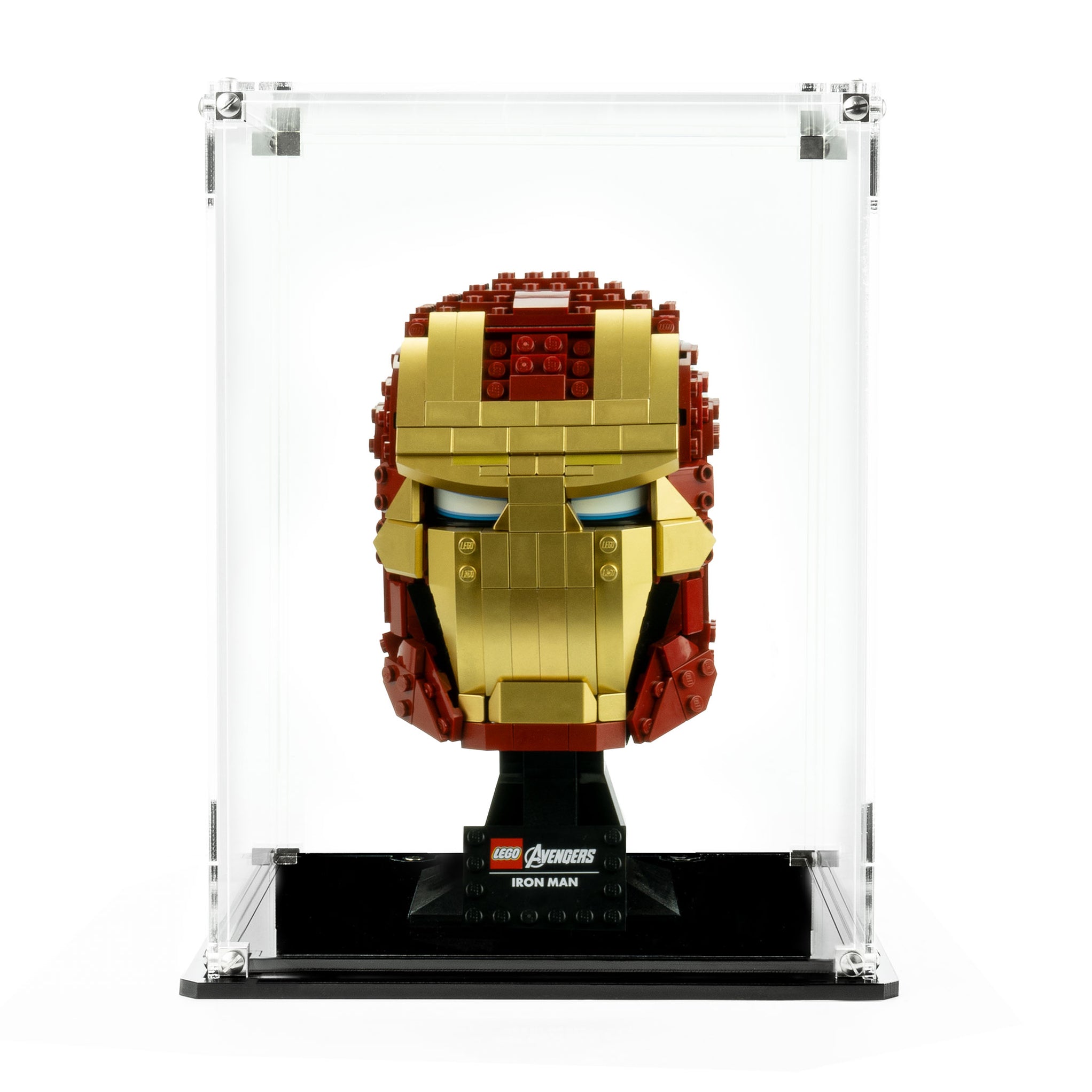 Display Case for LEGO Iron Man Helmet 76165 — Wicked Brick