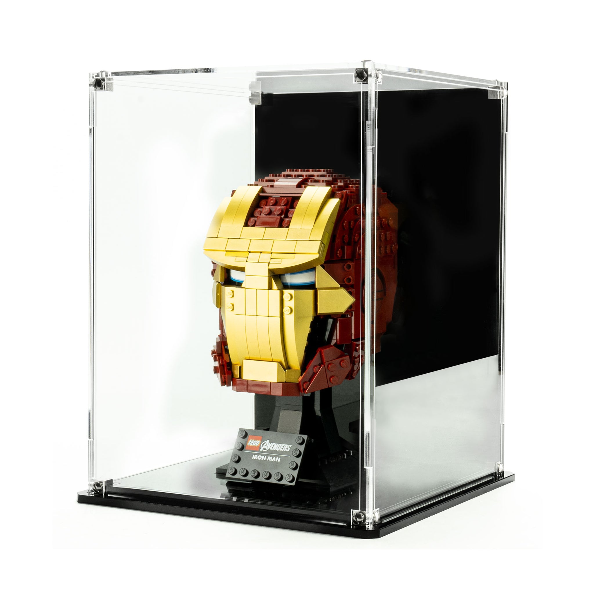 Display Case for LEGO Iron Man Helmet 76165 — Wicked Brick
