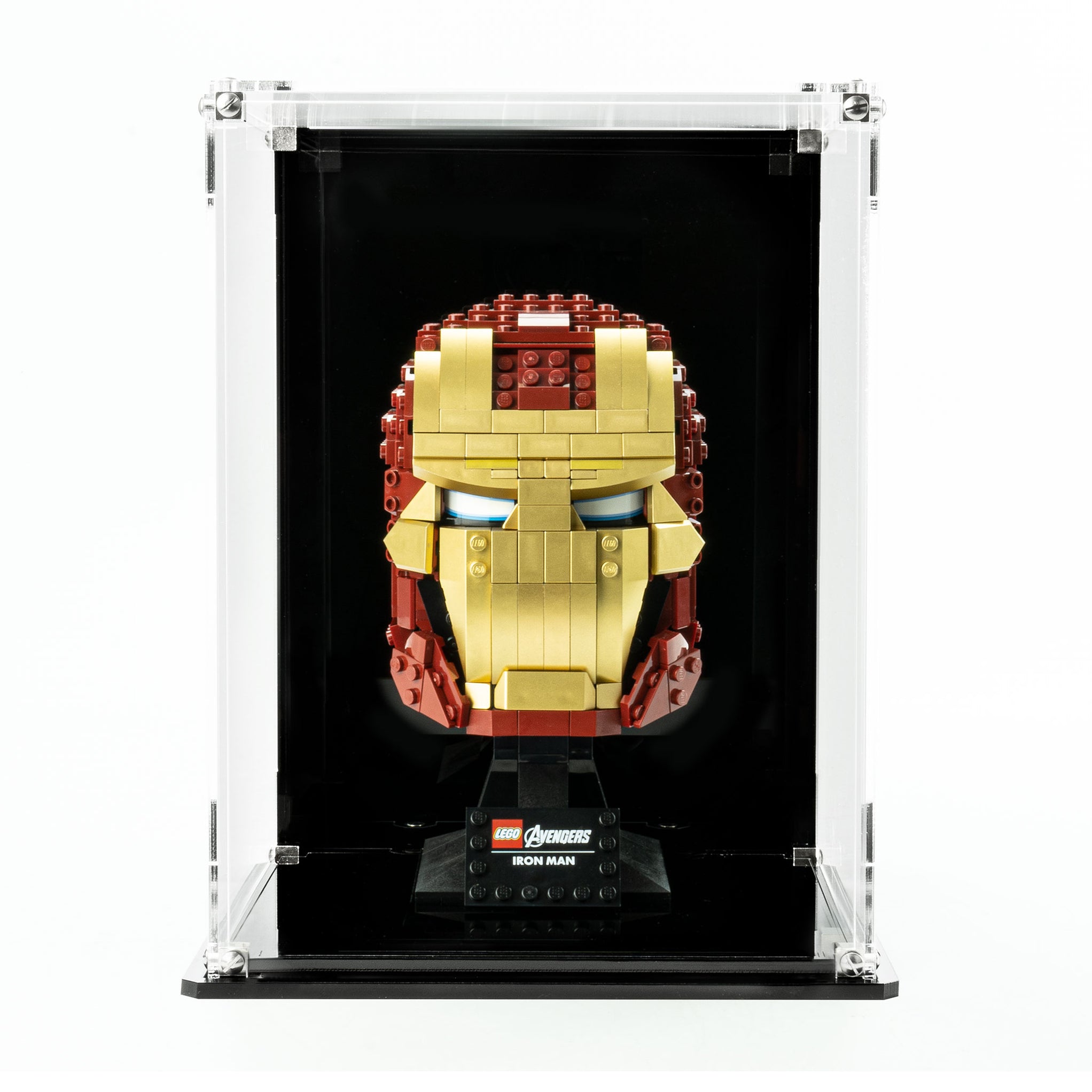 Display Case for LEGO Iron Man Helmet 76165 — Wicked Brick