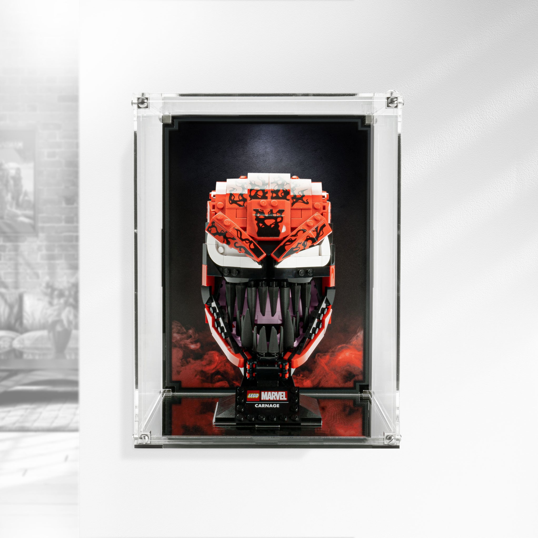 Wall Mounted Display Case for LEGO Spider-Man Carnage 76199 — Wicked Brick