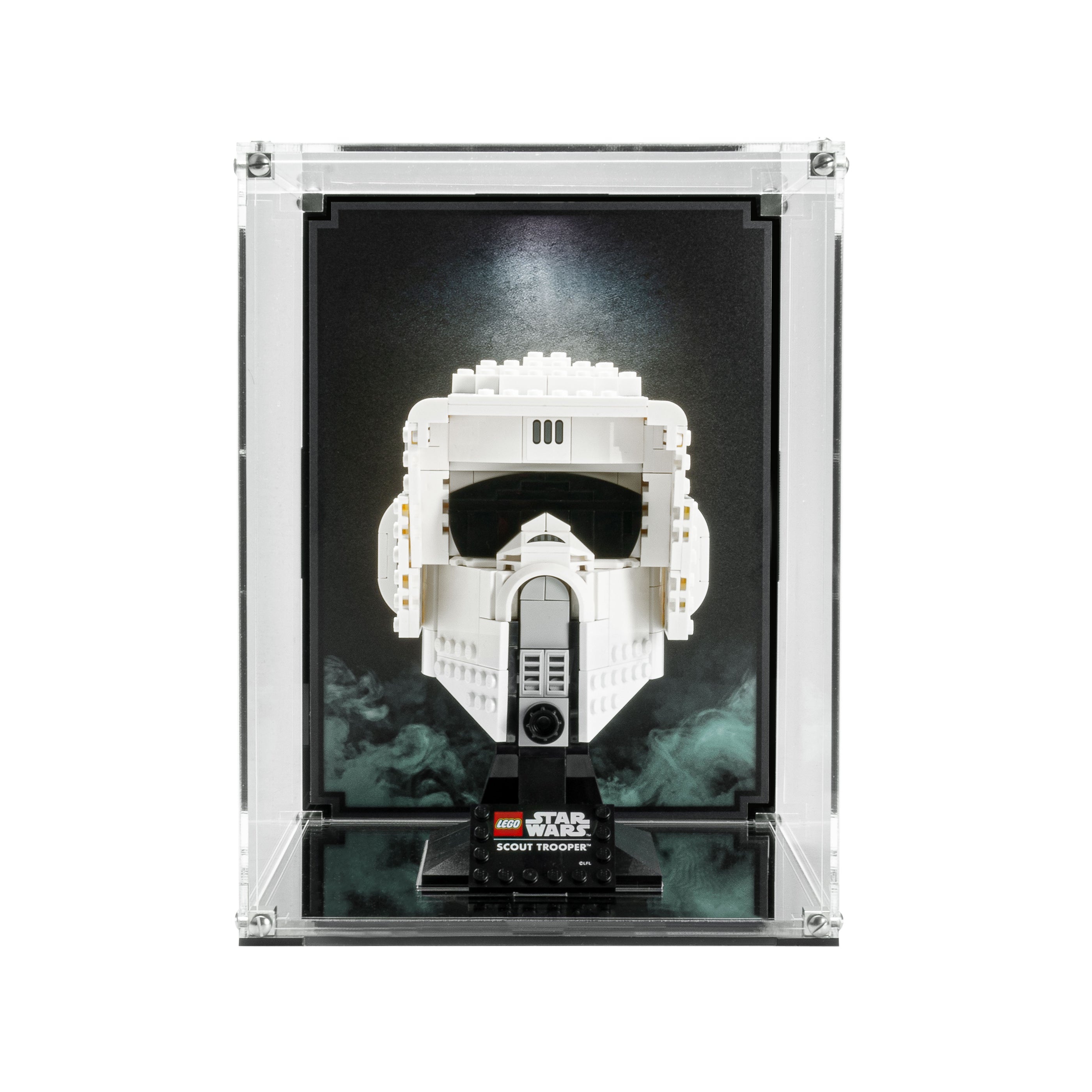 Display Case for LEGO Star Wars Scout Trooper Helmet 75305 — Wicked Brick